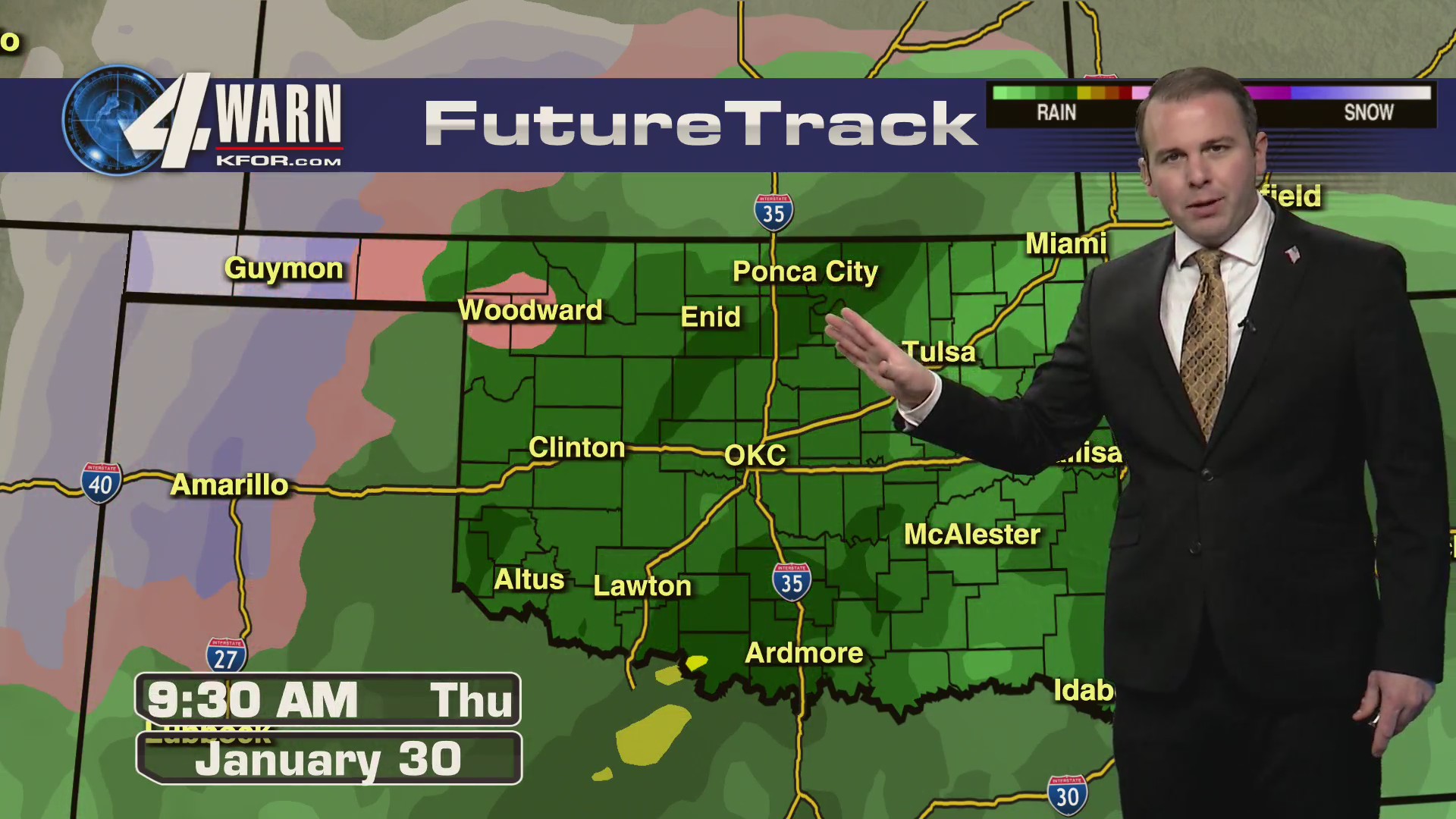 Aaron Brackett tracks our next chance for rain! – KFOR.com Oklahoma City