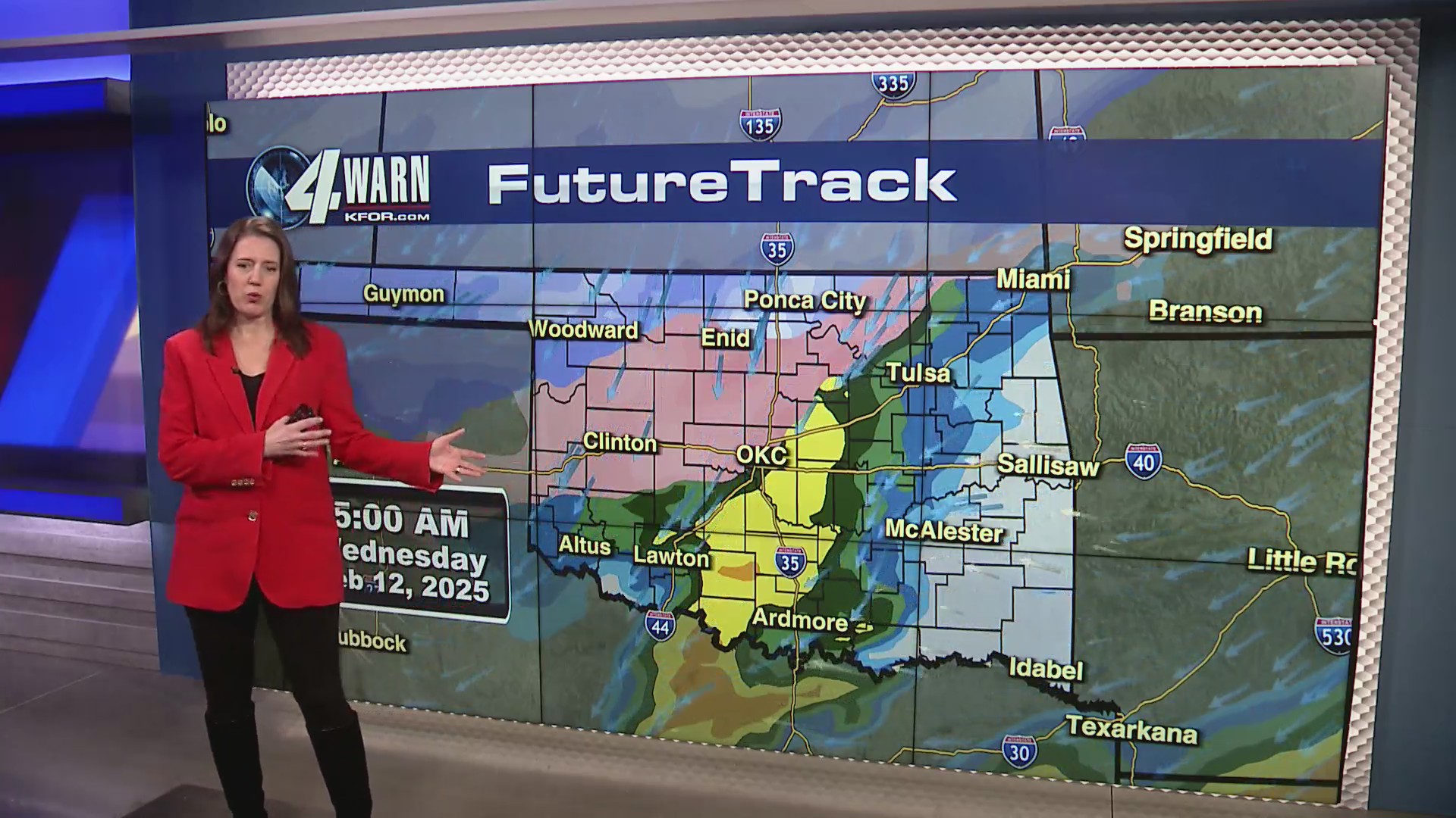 Emily Sutton has the latest on rain, ice and snow heading our way this ...