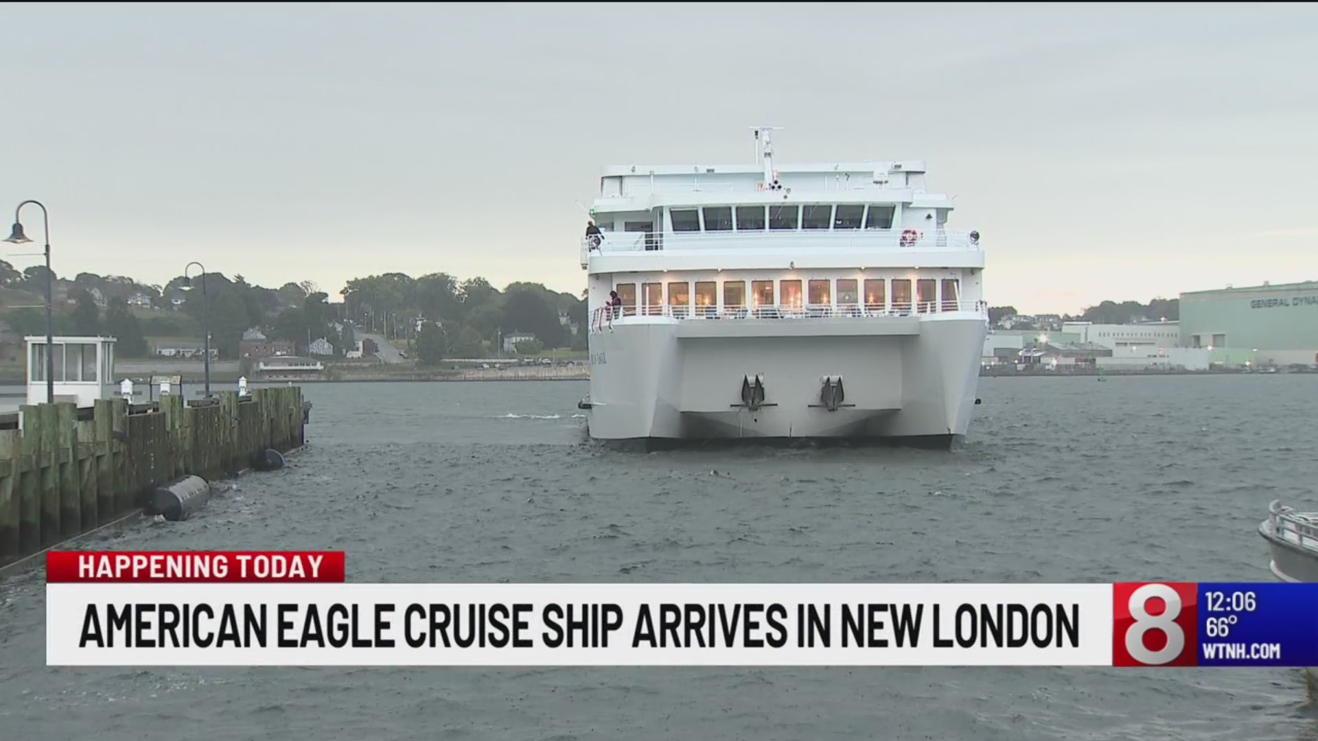 Cruise ship docks in New London – WTNH.com