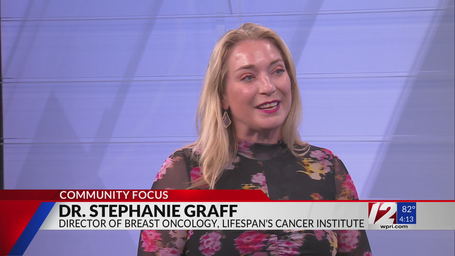 Community Focus: Lifespan Cancer Institute’s Dr. Stephanie Graff – WPRI.com