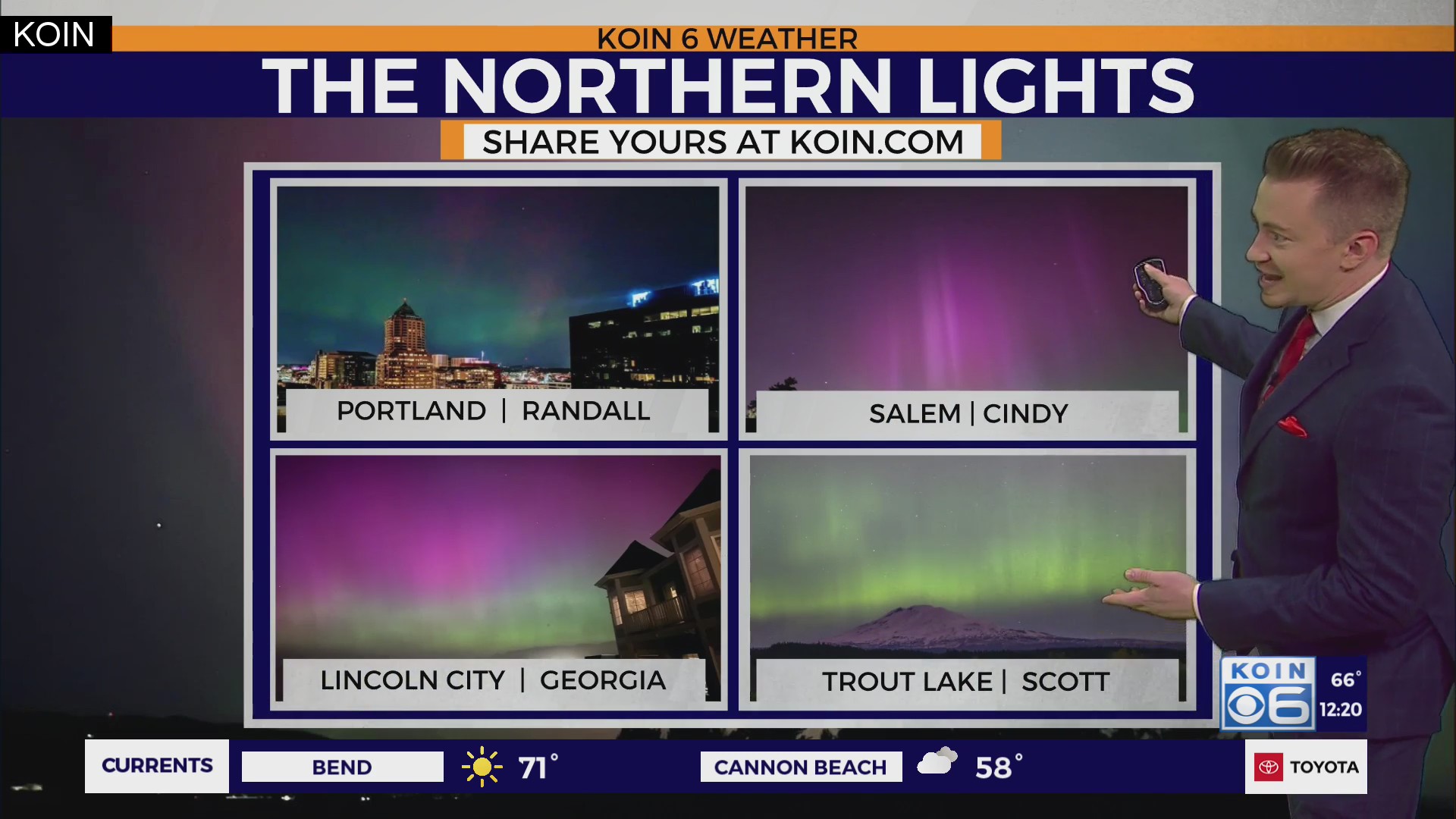 Portland’s northern lights update – KOIN.com