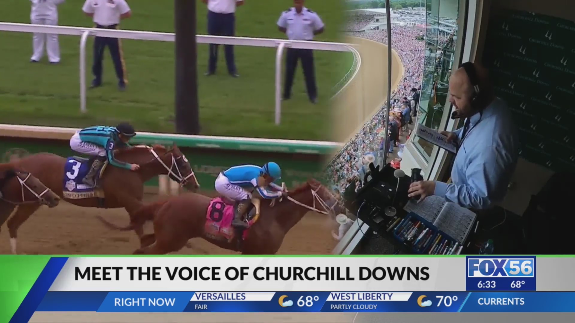 Meet the official voice of Churchill downs – FOX 56 News