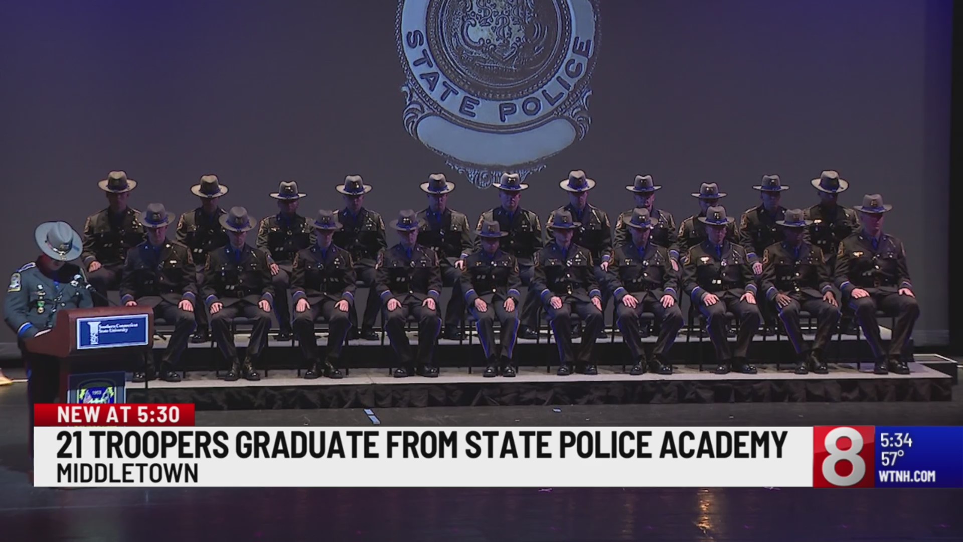 21 trooper trainees graduate Connecticut State Police academy – WTNH.com