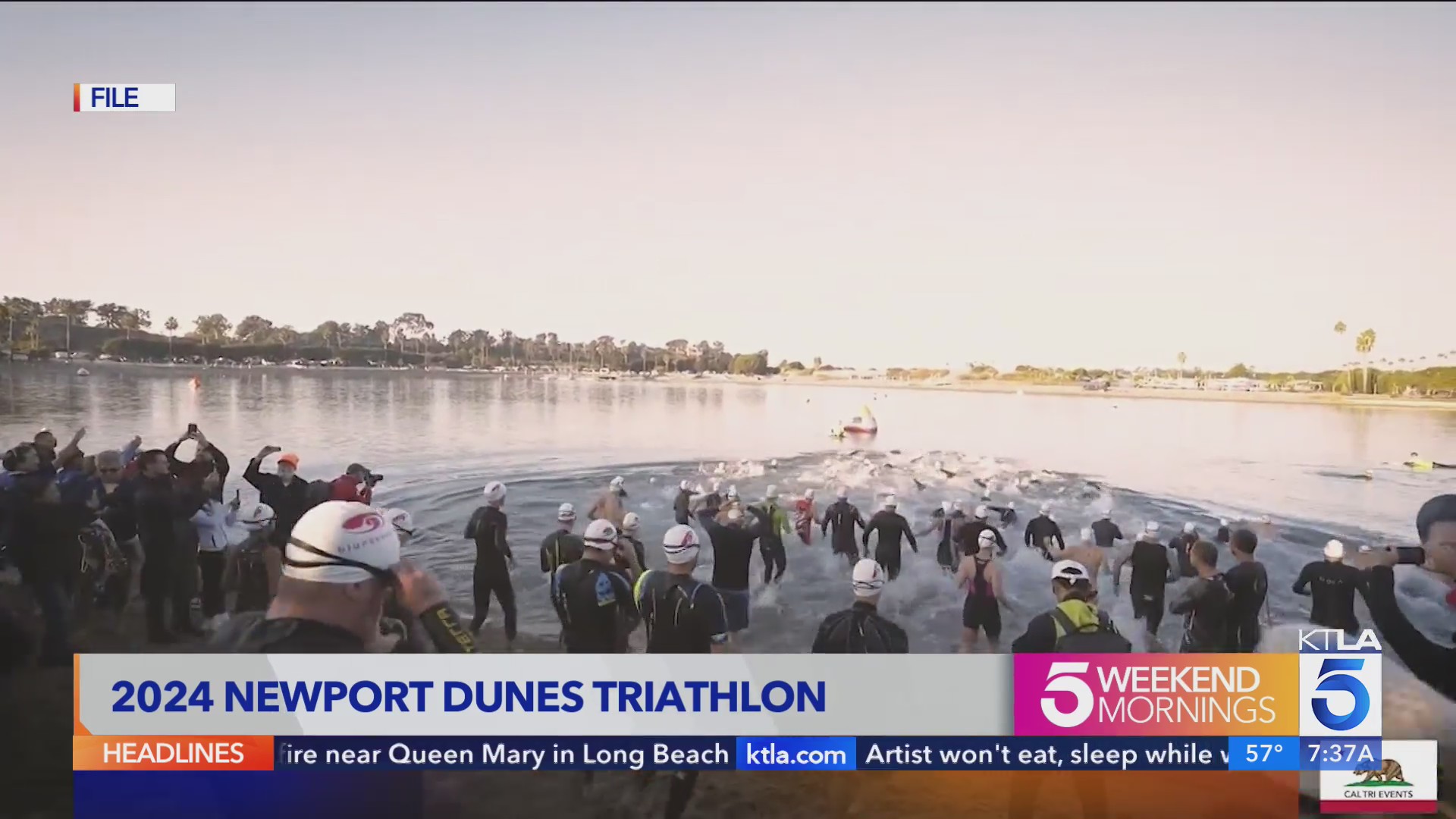 Thousands flock to Orange County for world’s longest running triathlon ...