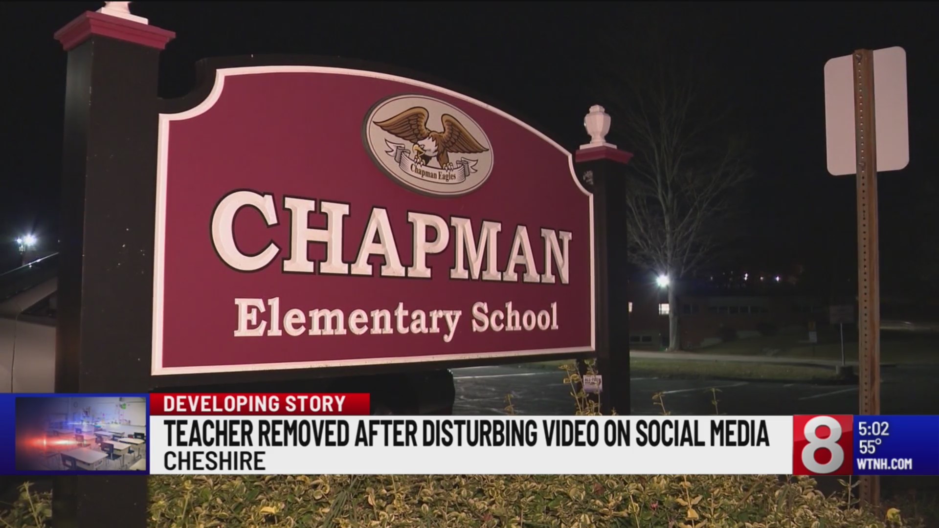 Cheshire teacher placed on leave after politically charged video was ...