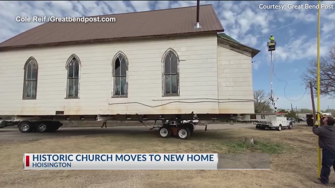 Historic Kansas church moving for the second time – KSNT 27 News