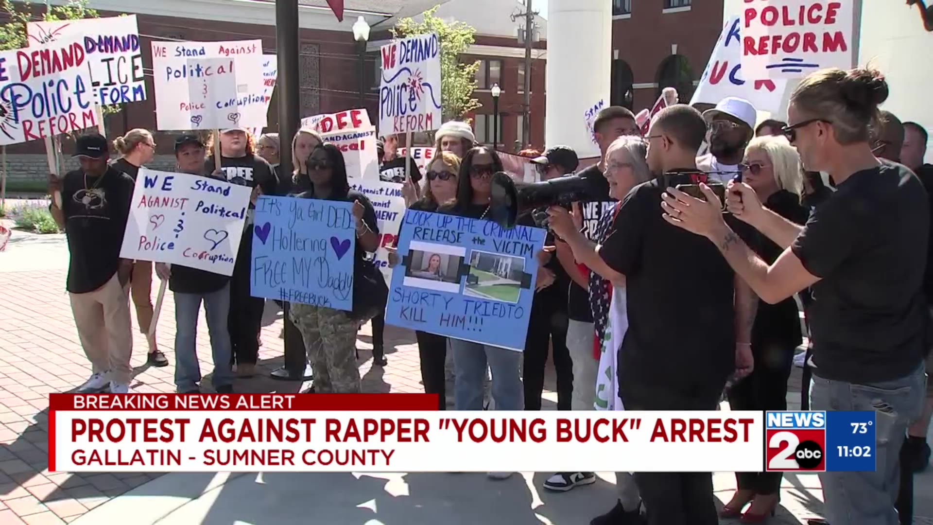 Advocates protest in support of Young Buck – WKRN News 2