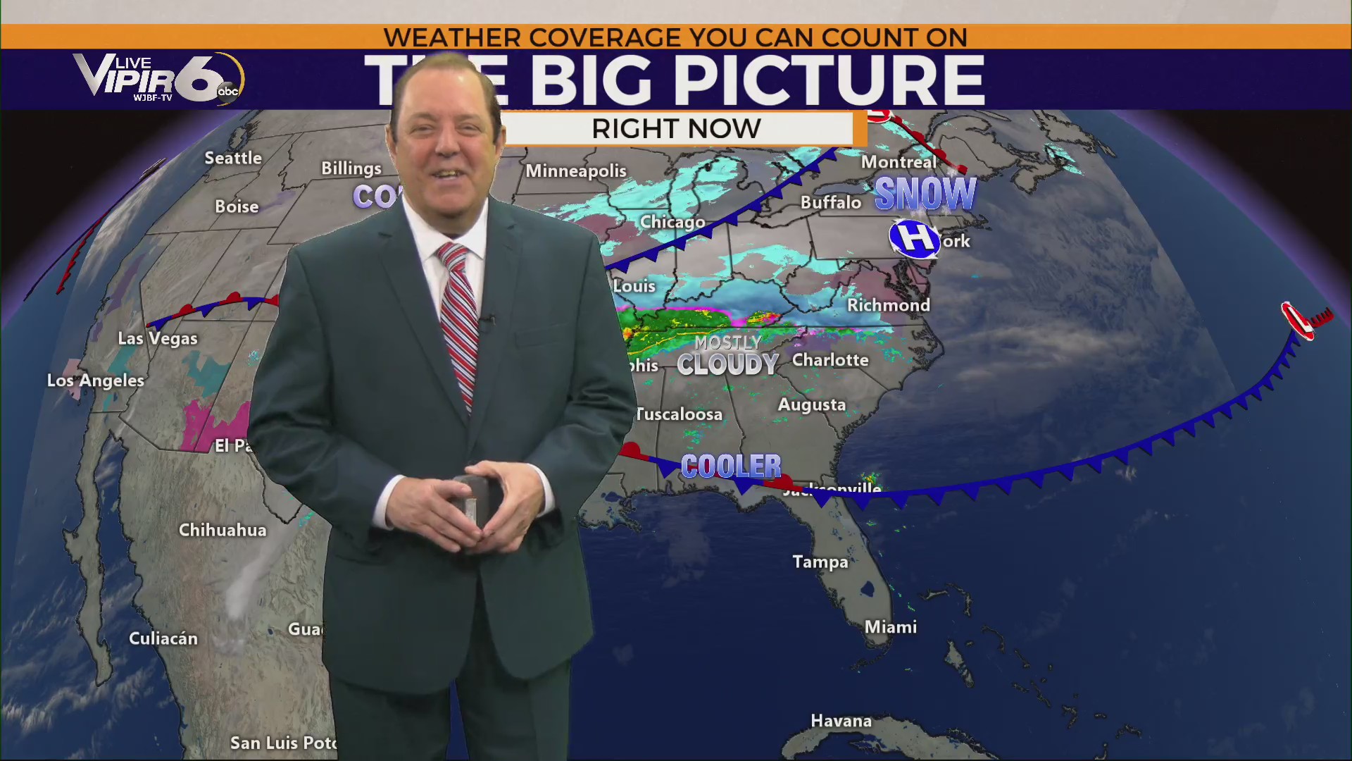 Live VIPIR 6 Forecast Tuesday, February 11, 2025 – WJBF