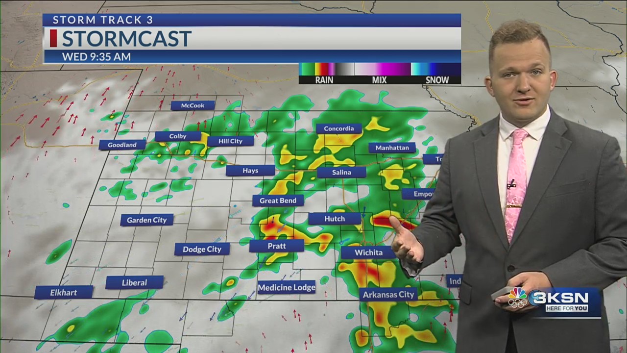 Widespread morning rain, severe storms develop tonight – KSN-TV