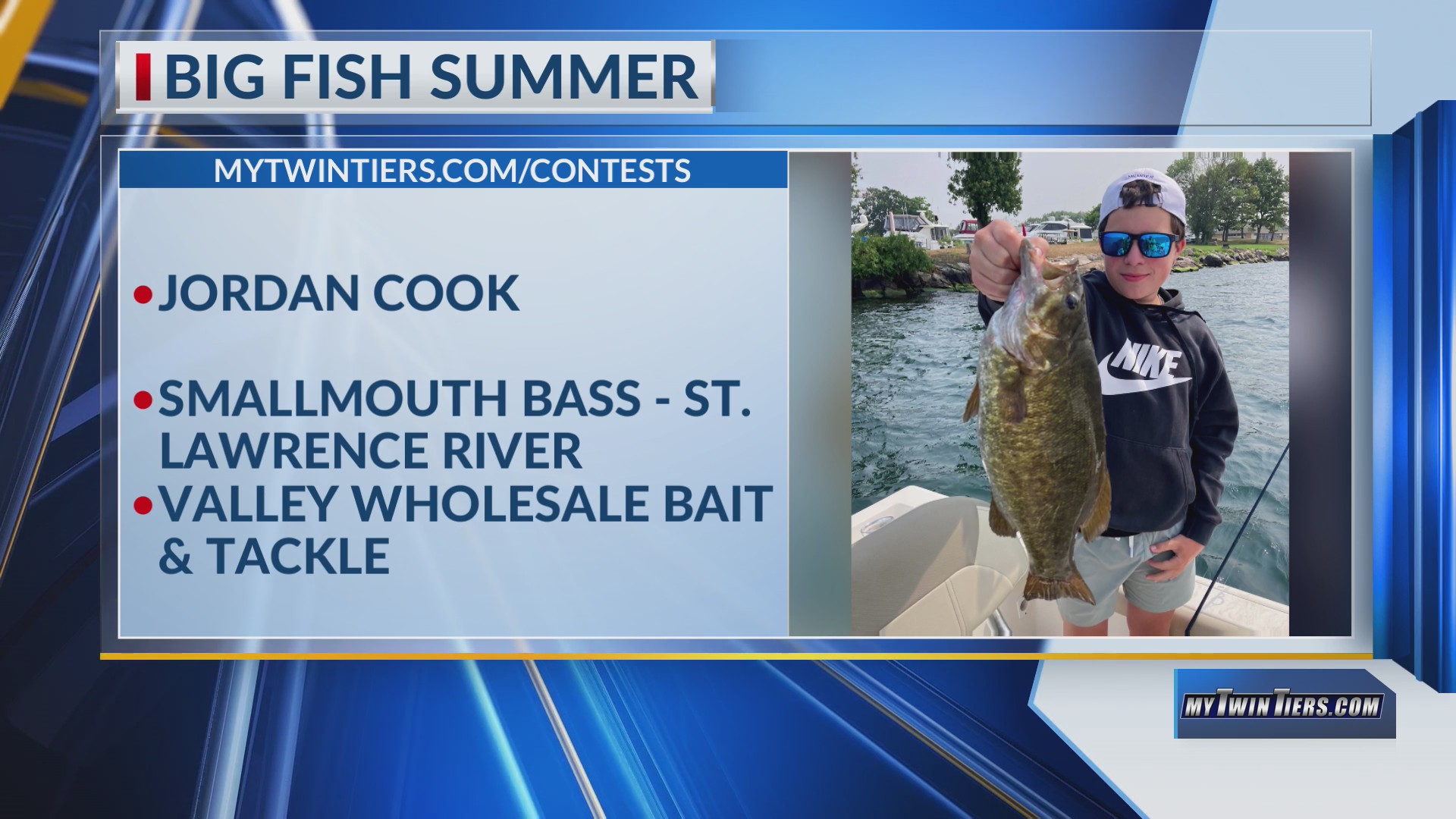Big Fish Summer – Jordan Cook’s smallmouth bass – WETM – MyTwinTiers.com