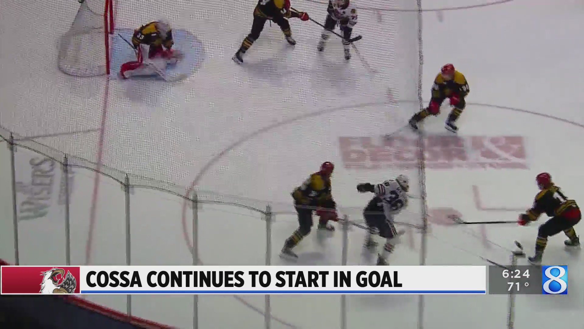 Griffins’ Cossa continues to start in goal – WPRI.com