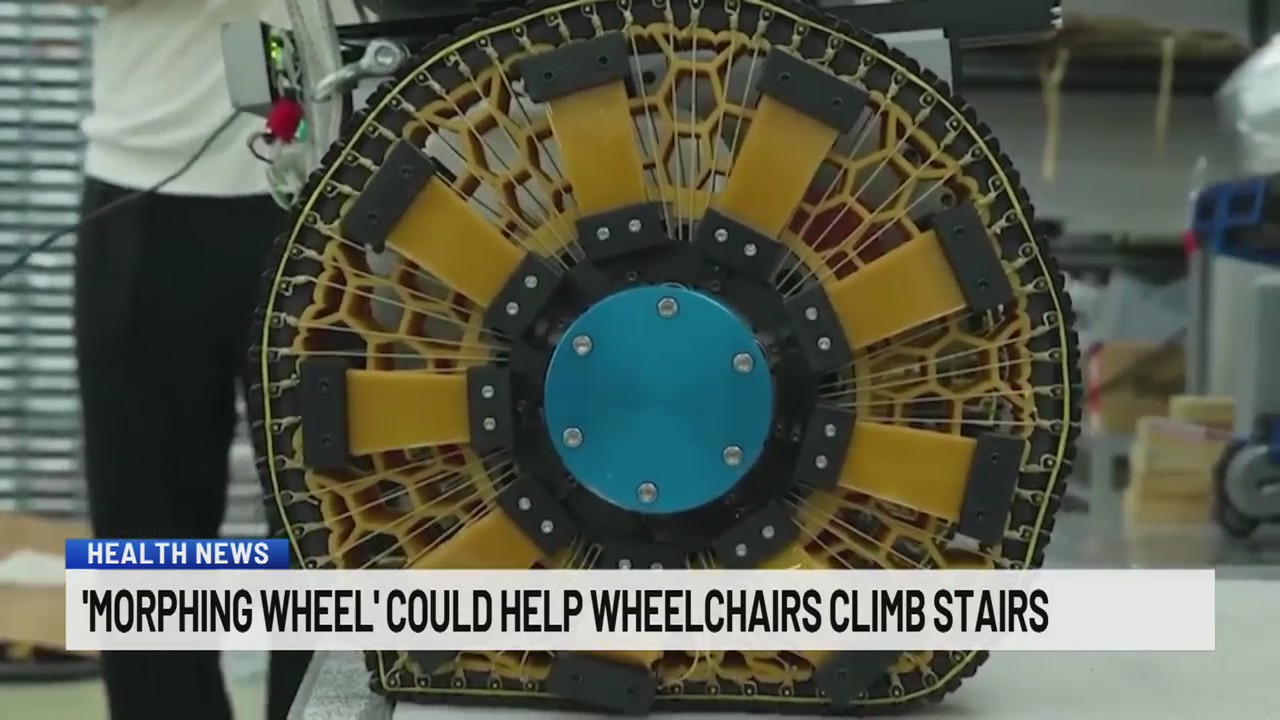 “Morphing Wheel” could help wheelchairs climb stairs – NEWS10 ABC