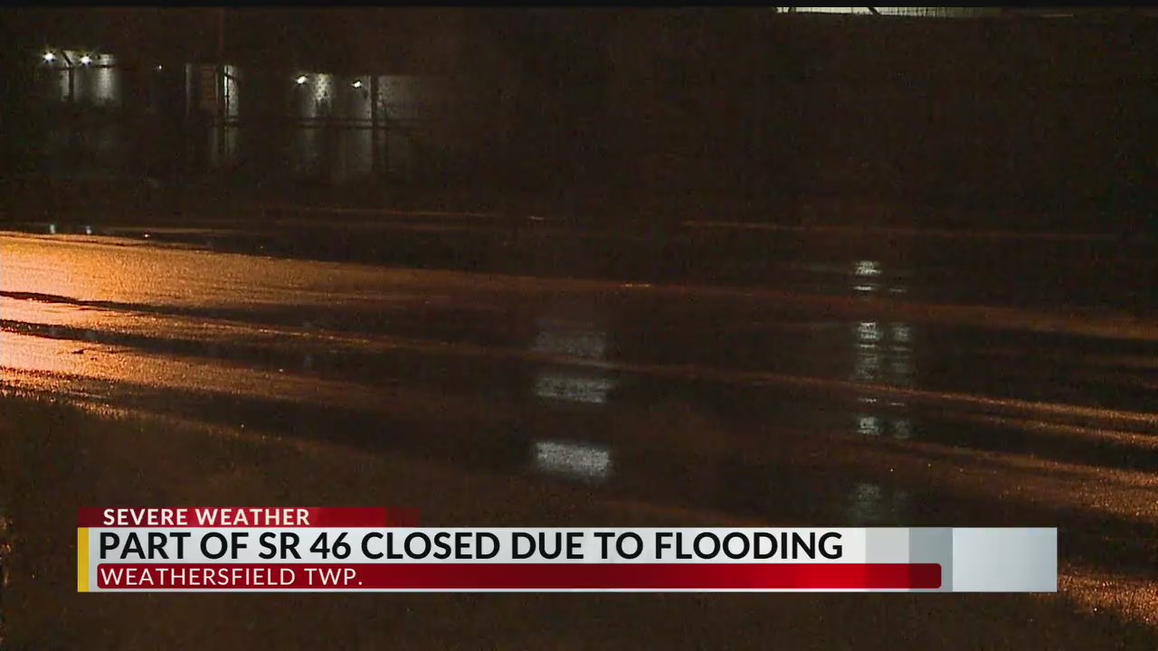 Part of State Route 46 closed due to flooding – WKBN.com