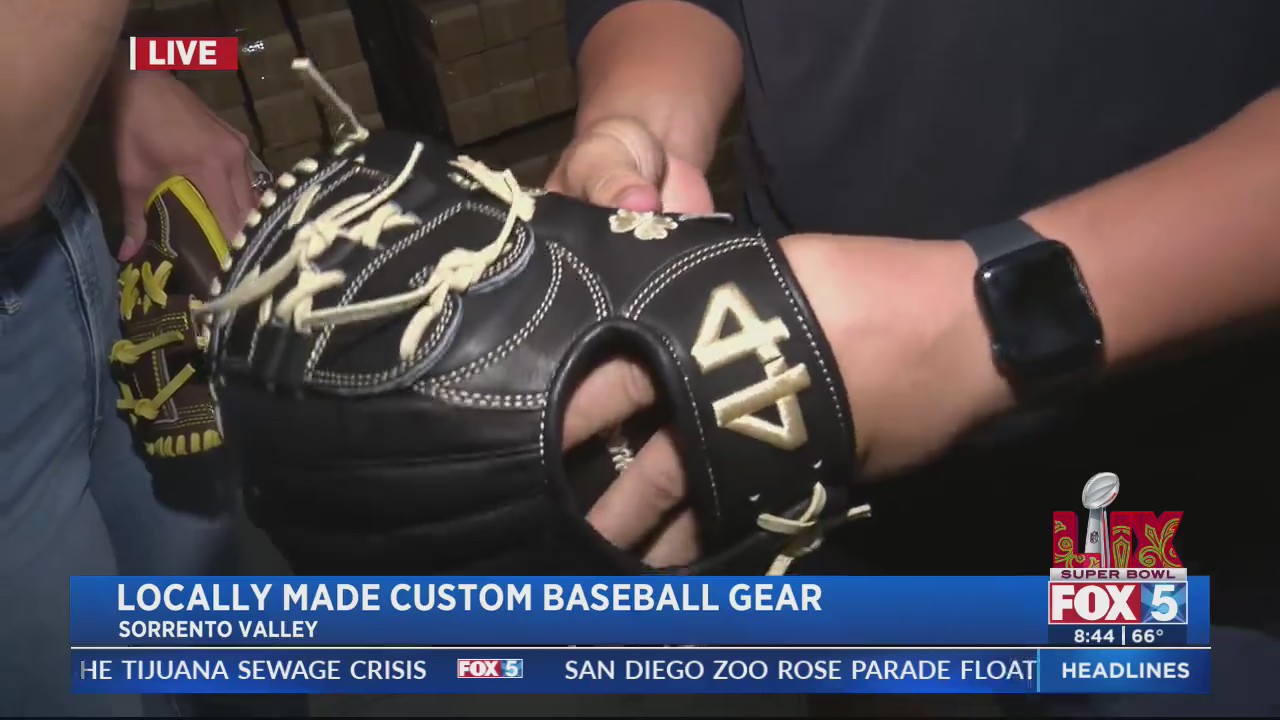 Custom baseball gear for rookies and pros made in Sorrento Valley – FOX ...