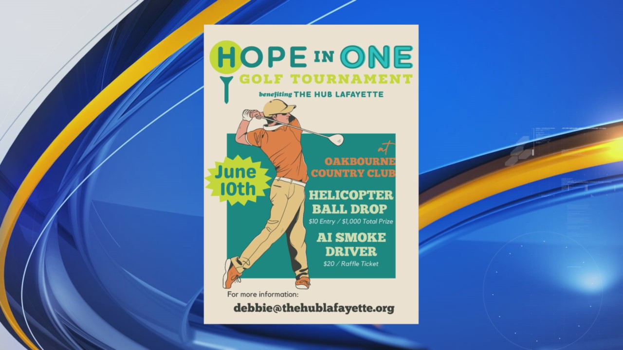 Hope in One Golf Tournament benefitting The Hub Lafayette Monday – KLFY.com