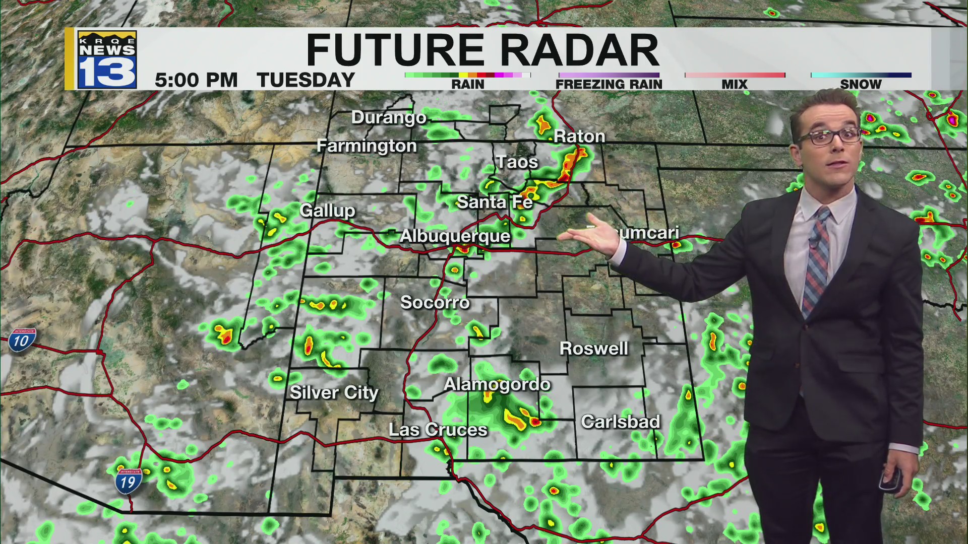 Widespread rainfall then hotter & drier – KRQE NEWS 13 – Breaking News ...