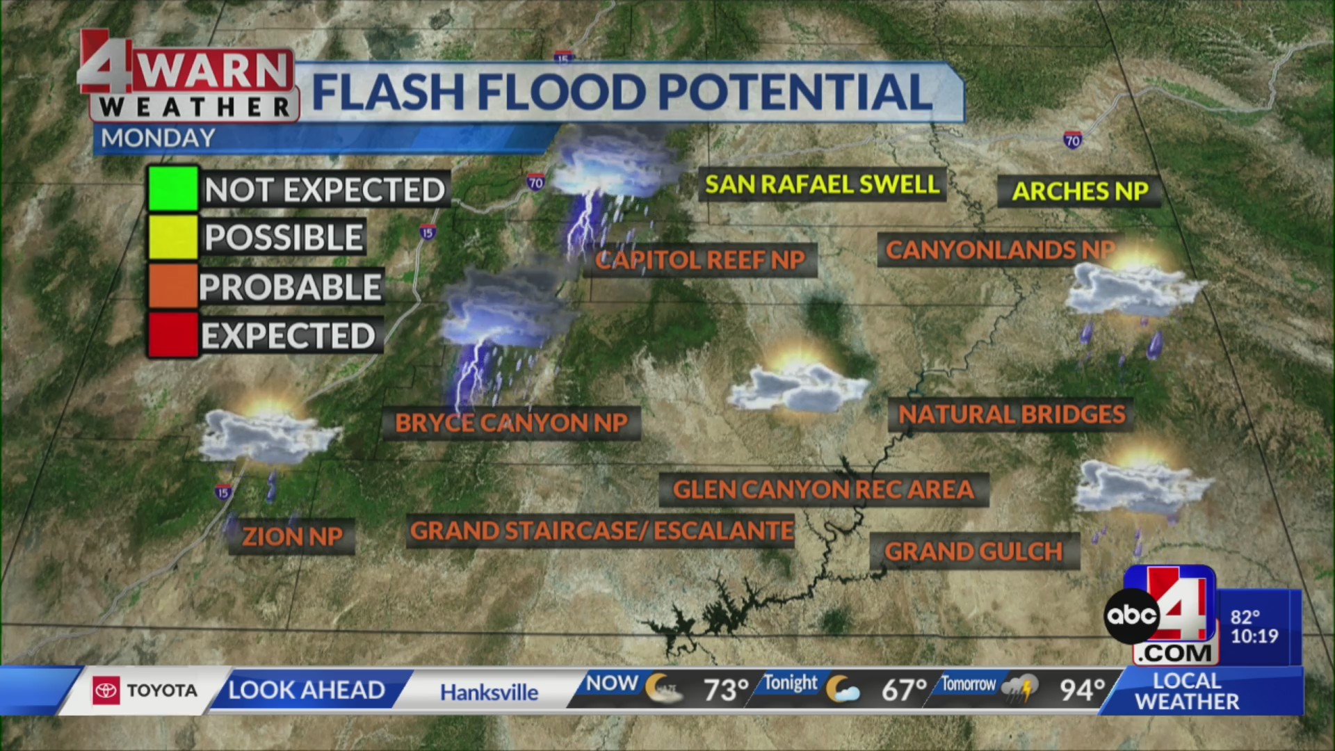 An active start to the week, weather-wise – ABC4 Utah