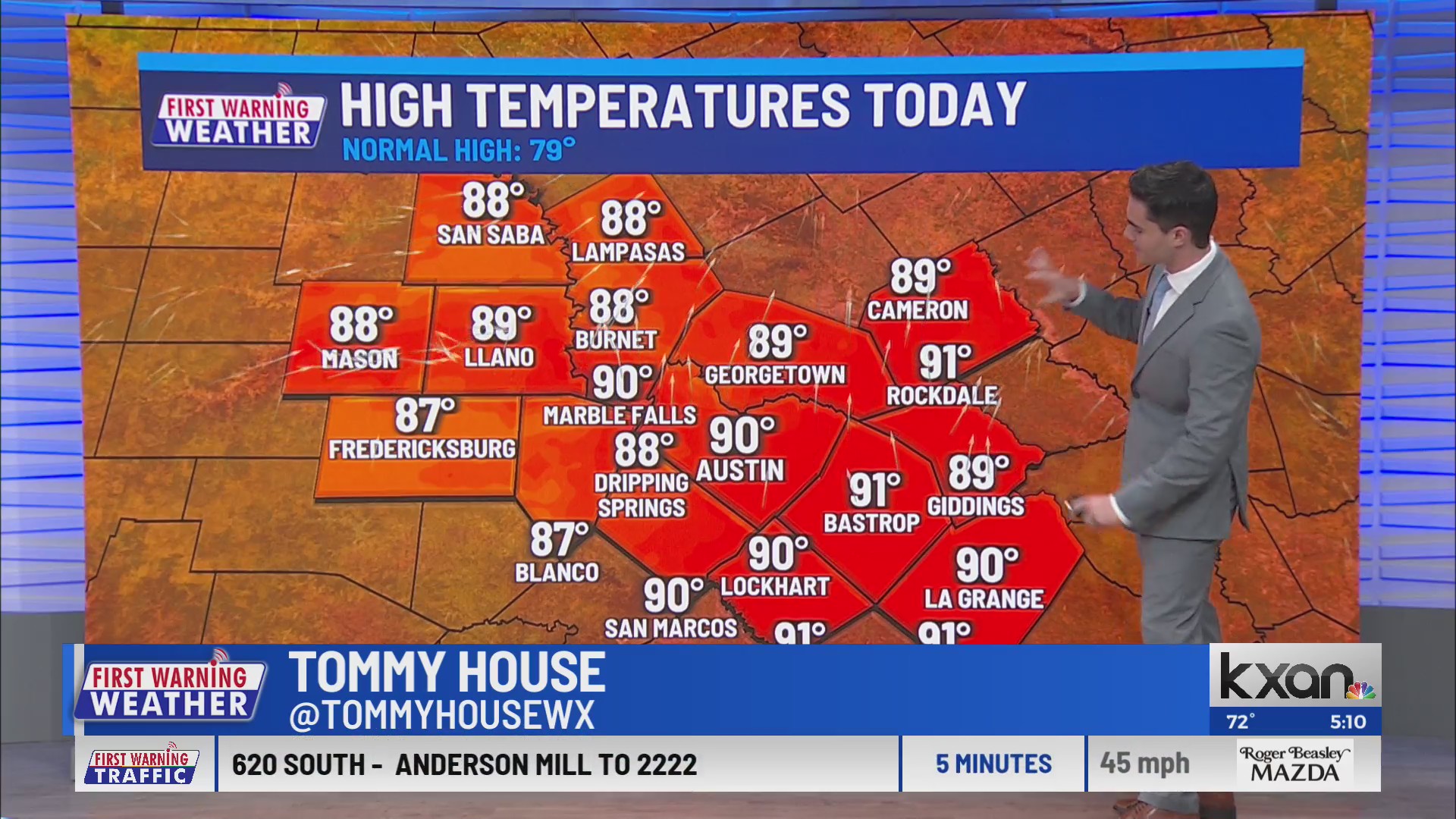 First Warning Weather with Meteorologist Tommy House – KXAN Austin