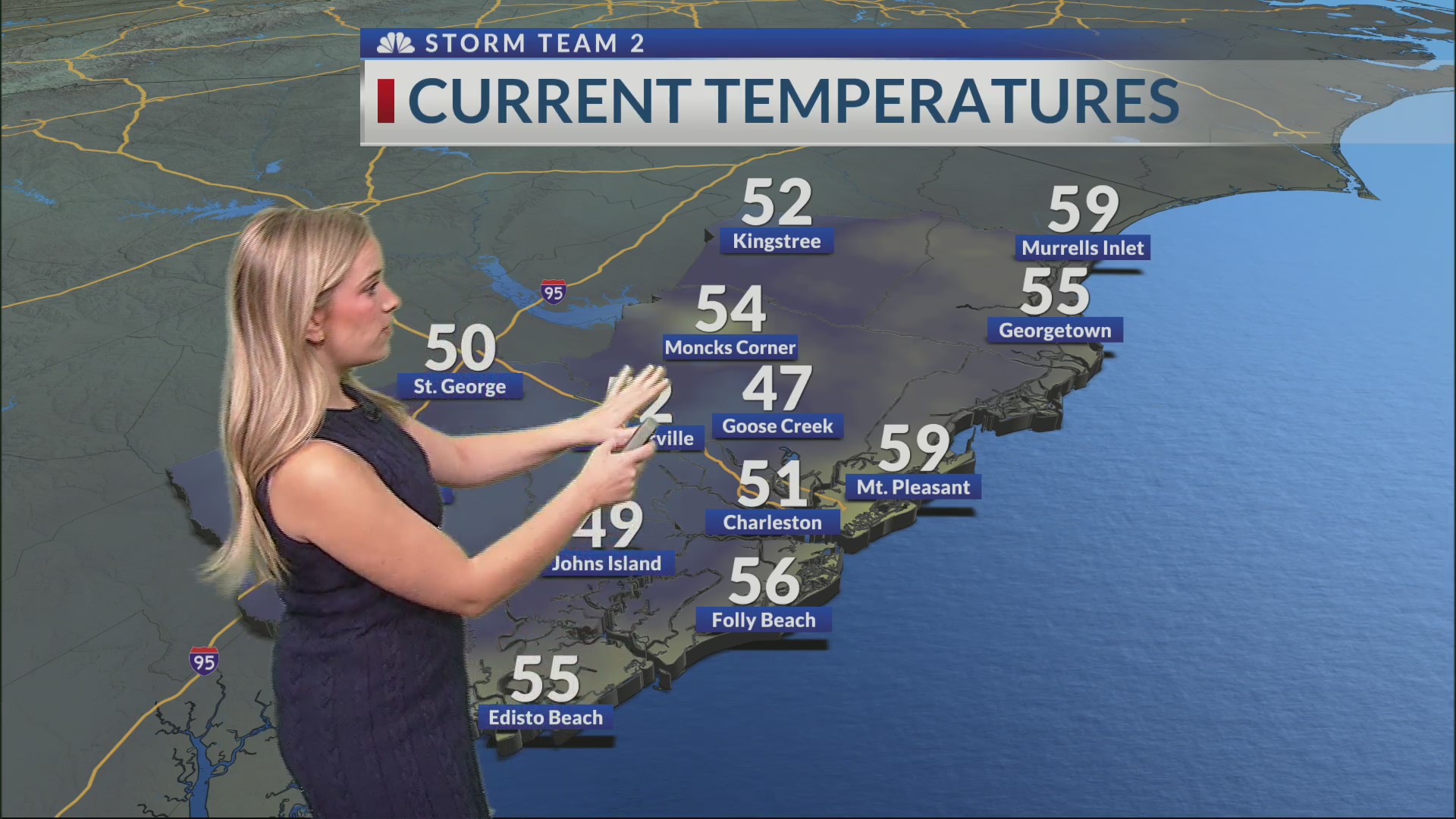Sunday weather forecast with Grace Lowe – WCBD News 2