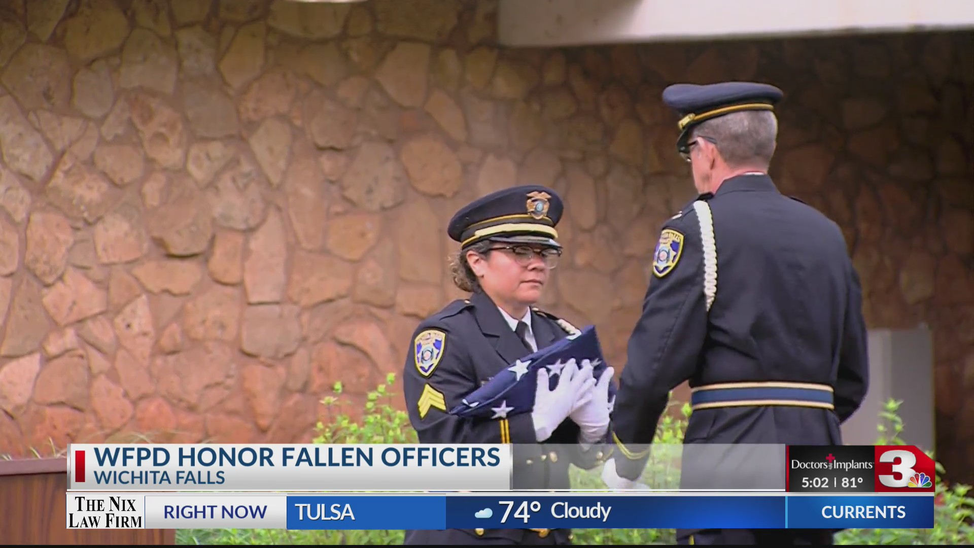 Memorial recognizes WFPD fallen officers – Texomashomepage.com