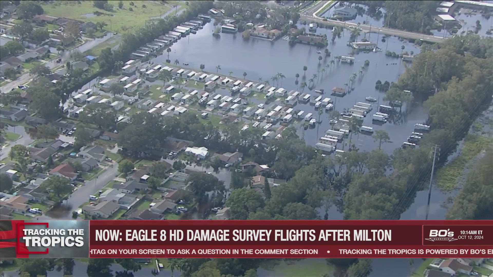Historic Flooding in Pasco County, Florida After Hurricane Milton ...