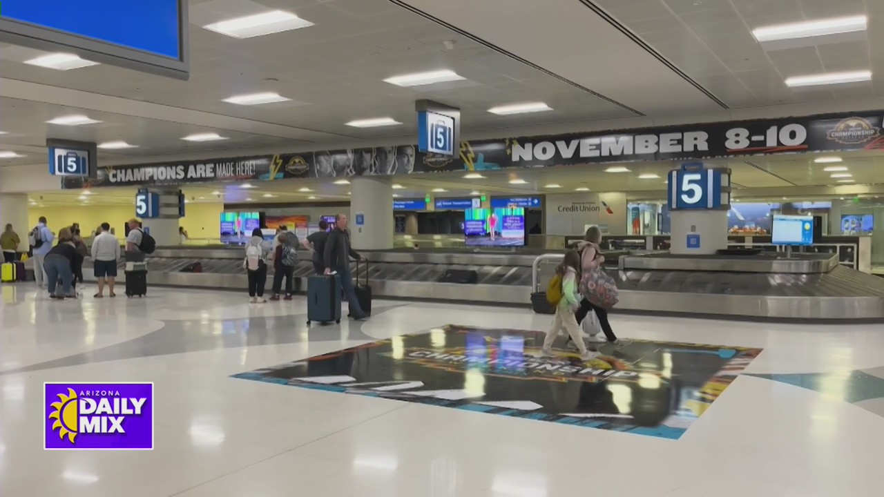 NASCAR unveils countdown clock at Sky Harbor – CW7 Arizona