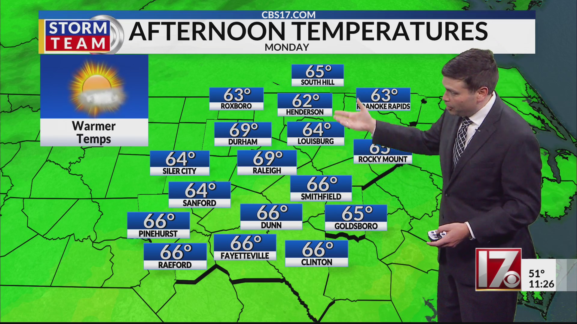 Lance Blocker’s Sunday central NC weather forecast – CBS17.com