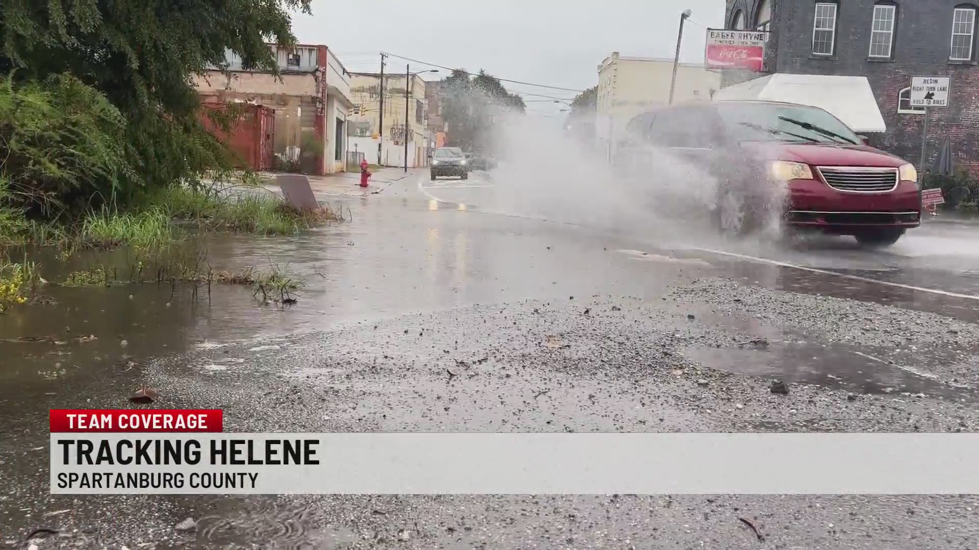 Tracking Helene in Spartanburg Co. – WSPA 7NEWS
