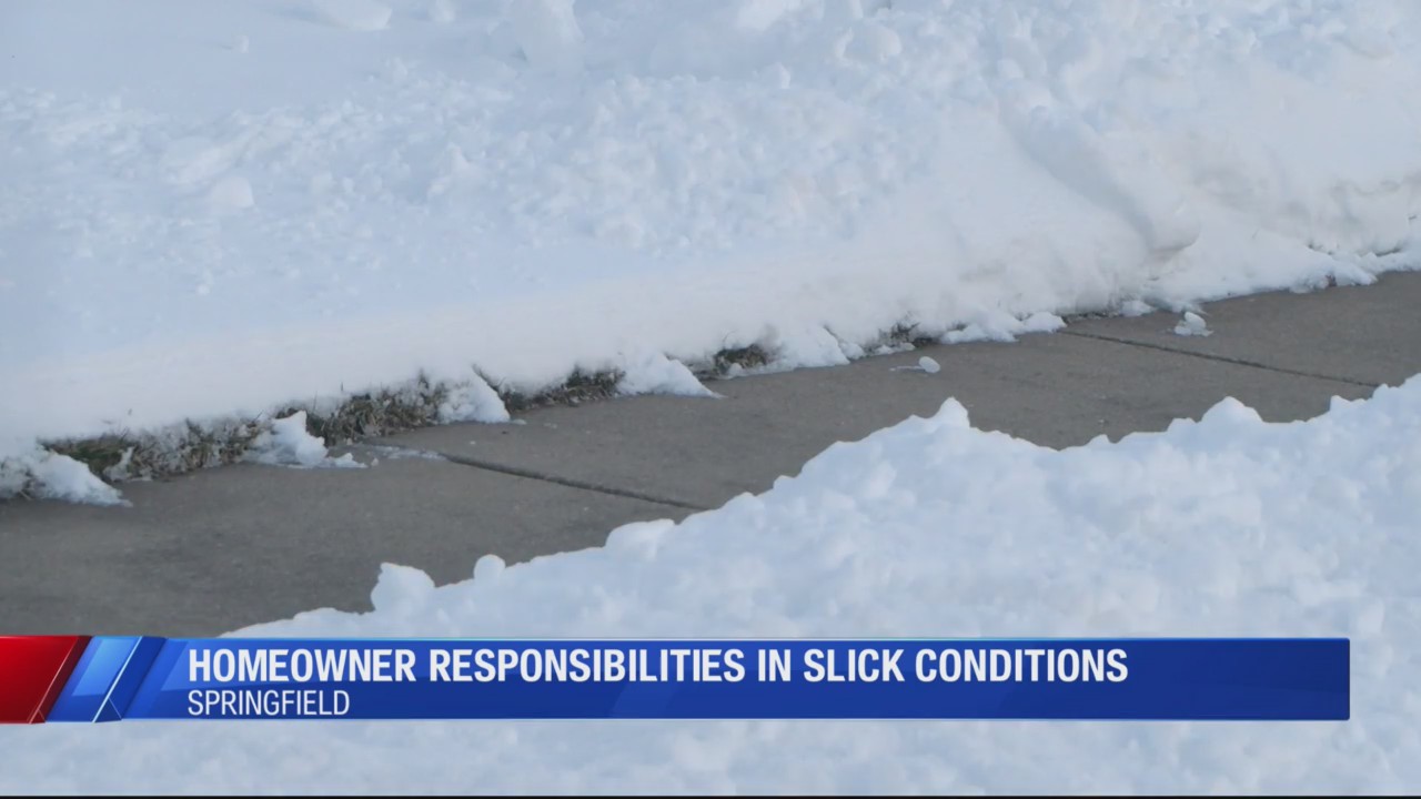 What responsibilities do homeowners have in slick conditions? – KOLR ...