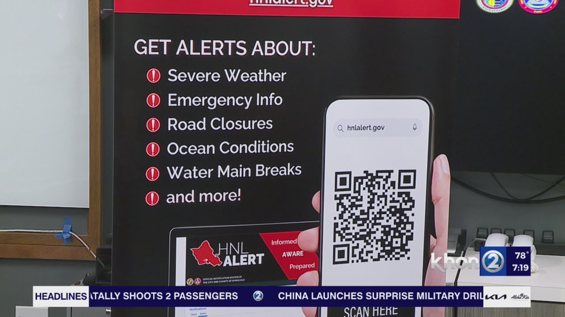 Honolulu director details new customizable alert system – KHON2
