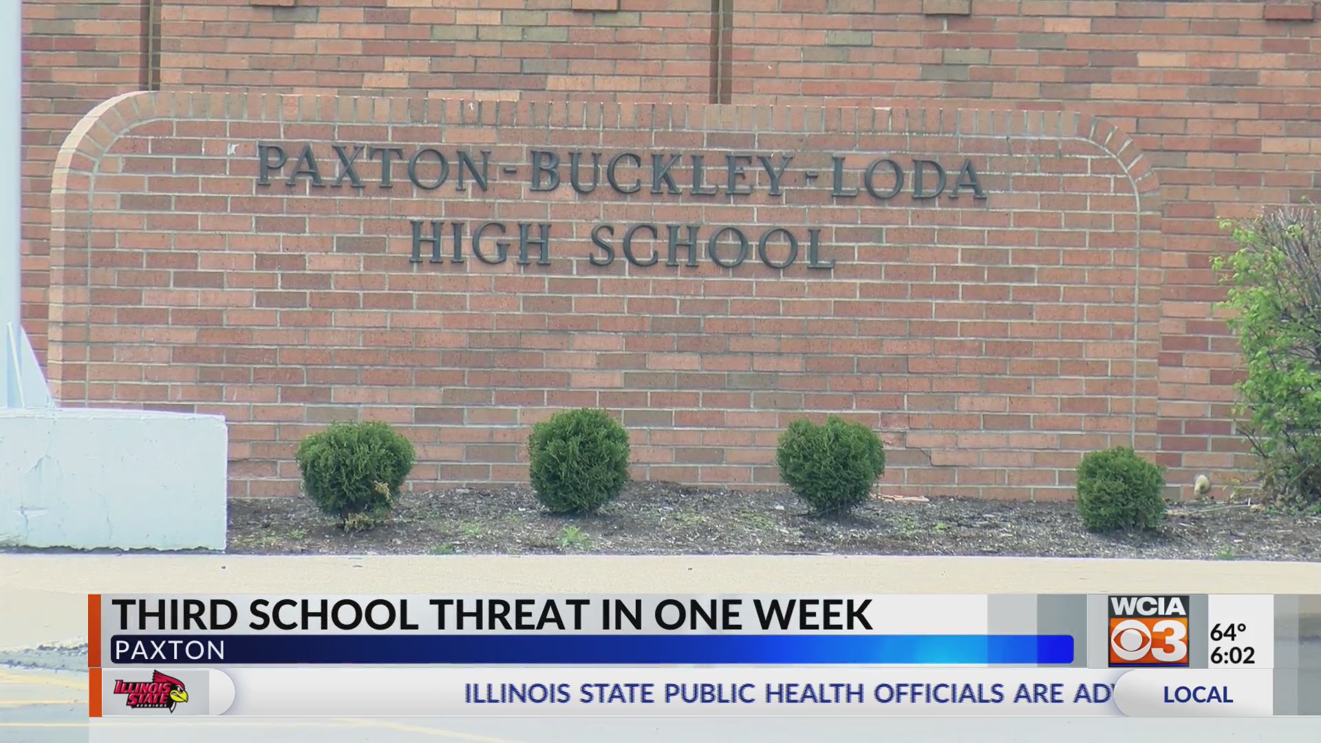 PBL High School receives third threat in a week – WCIA.com