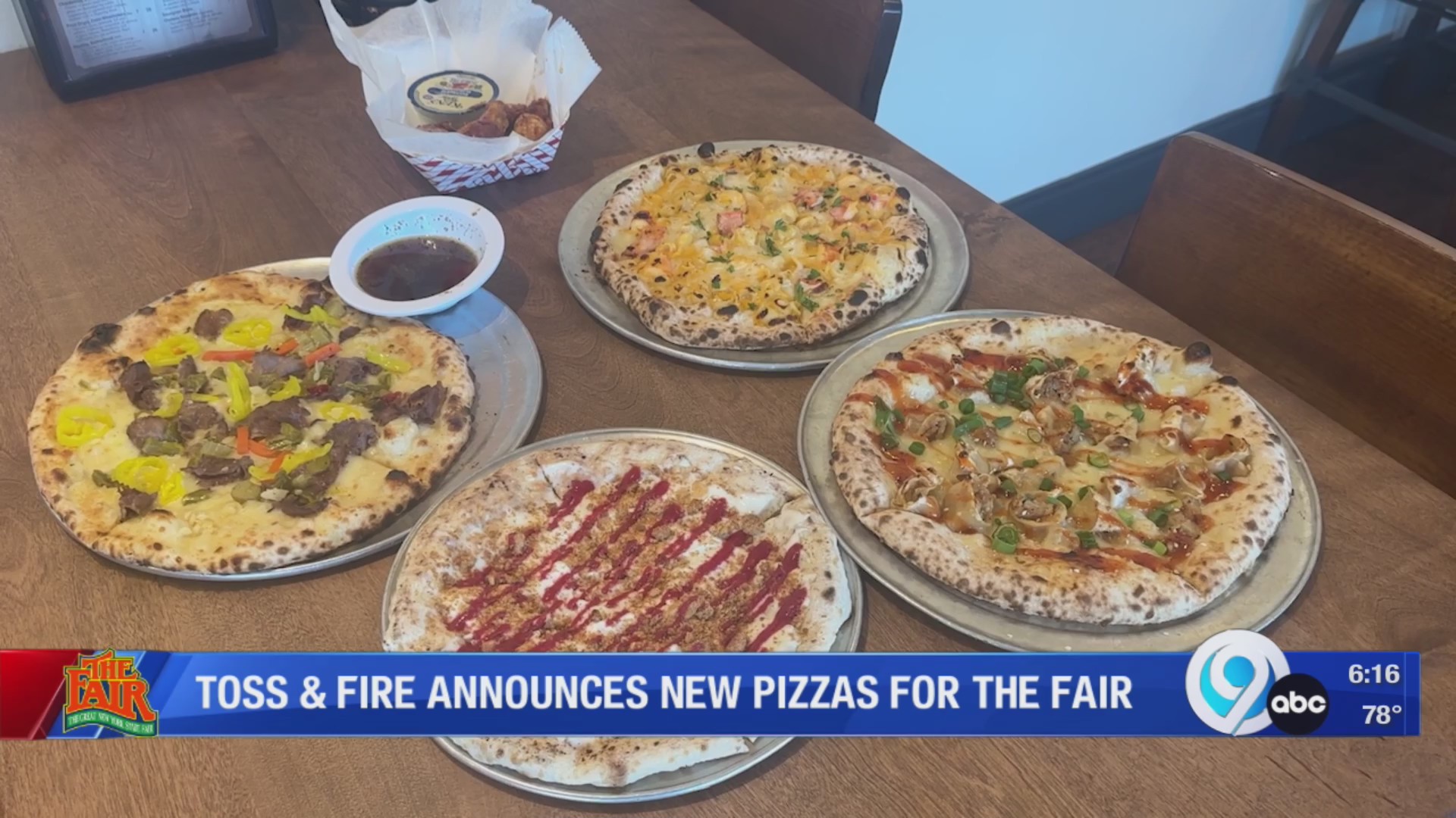 Toss & Fire announces new pizzas for the NYS Fair – WSYR