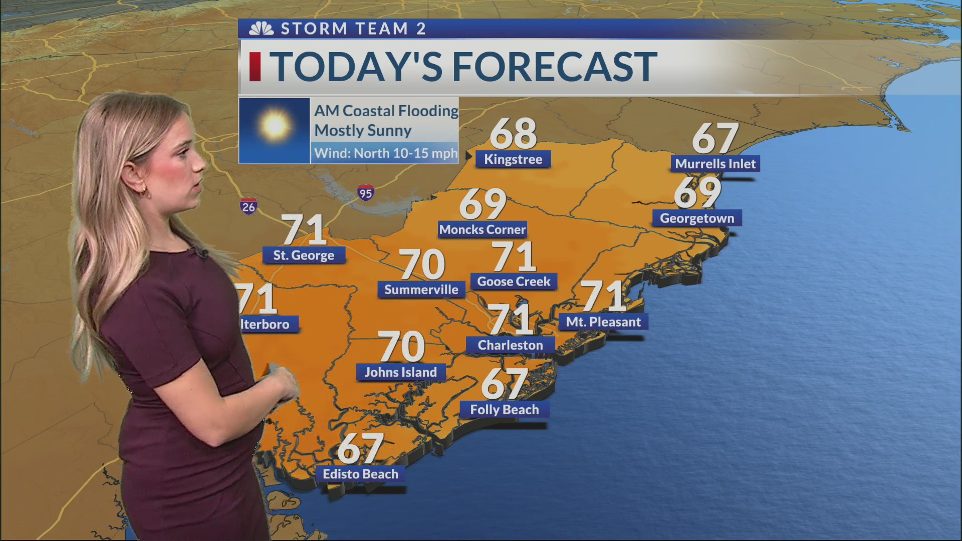Sunday weather report with Grace Lowe – WCBD News 2