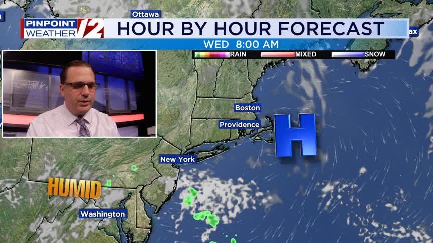 WPRI 12 Weather Now 7/22/25: Beautiful today; heat and humidity builds ...