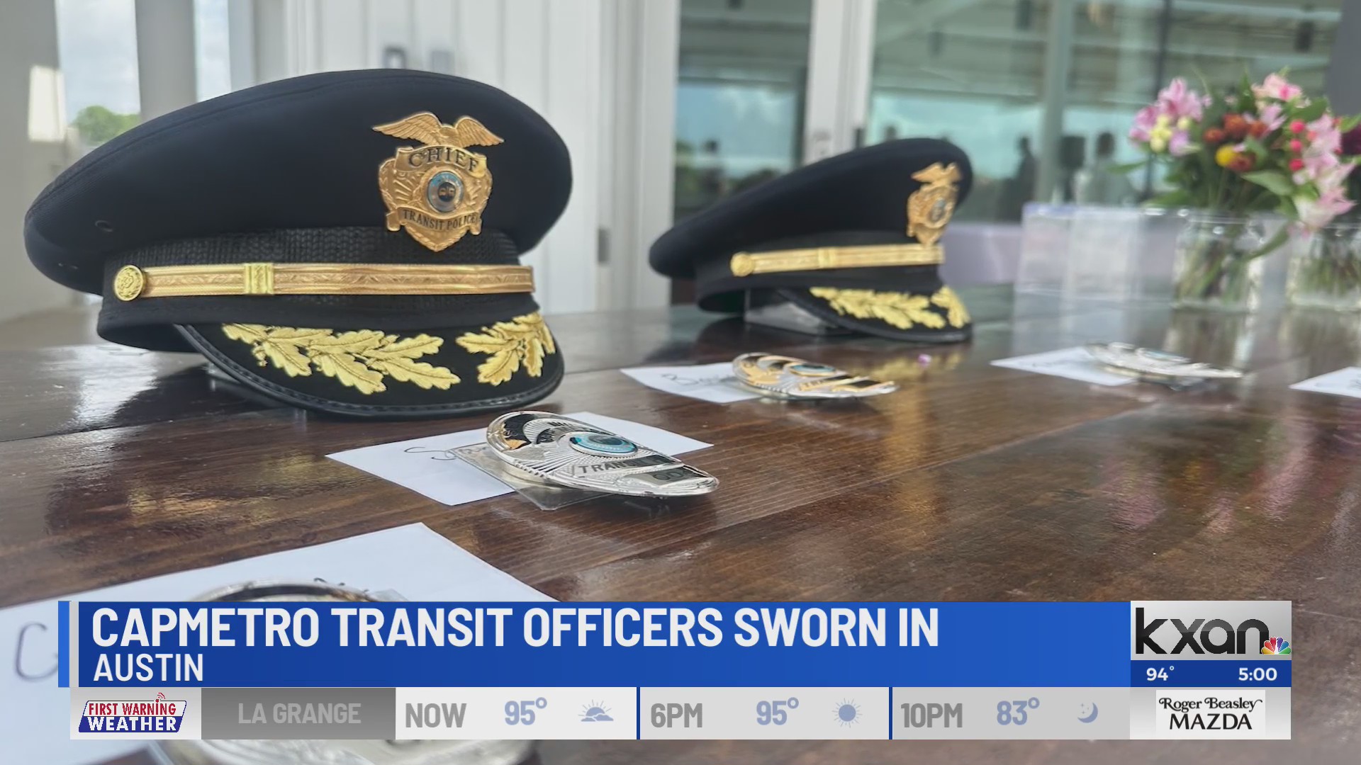 CapMetro swears in first transit police officers – KXAN Austin