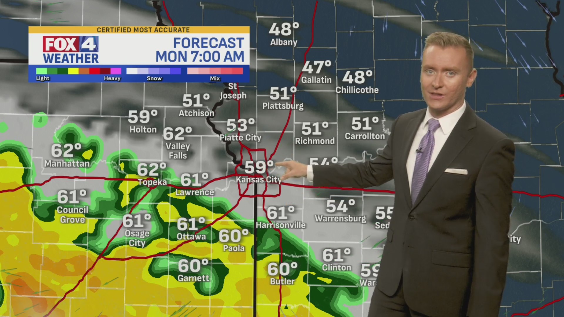 Sunday night forecast – FOX 4 Kansas City WDAF-TV | News, Weather, Sports