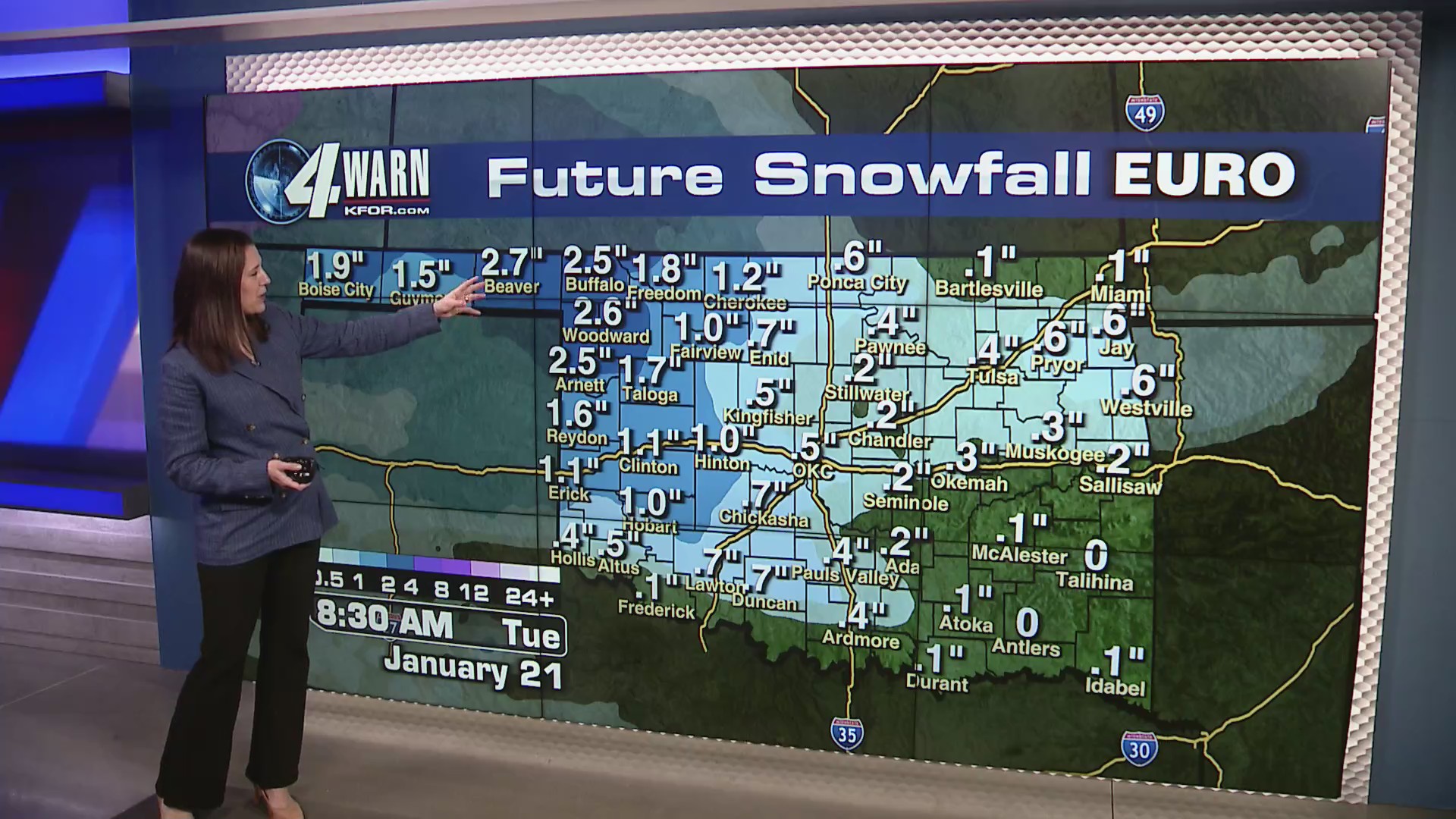 Emily’s Forecast for Friday, January 17, 2025 – KFOR.com Oklahoma City