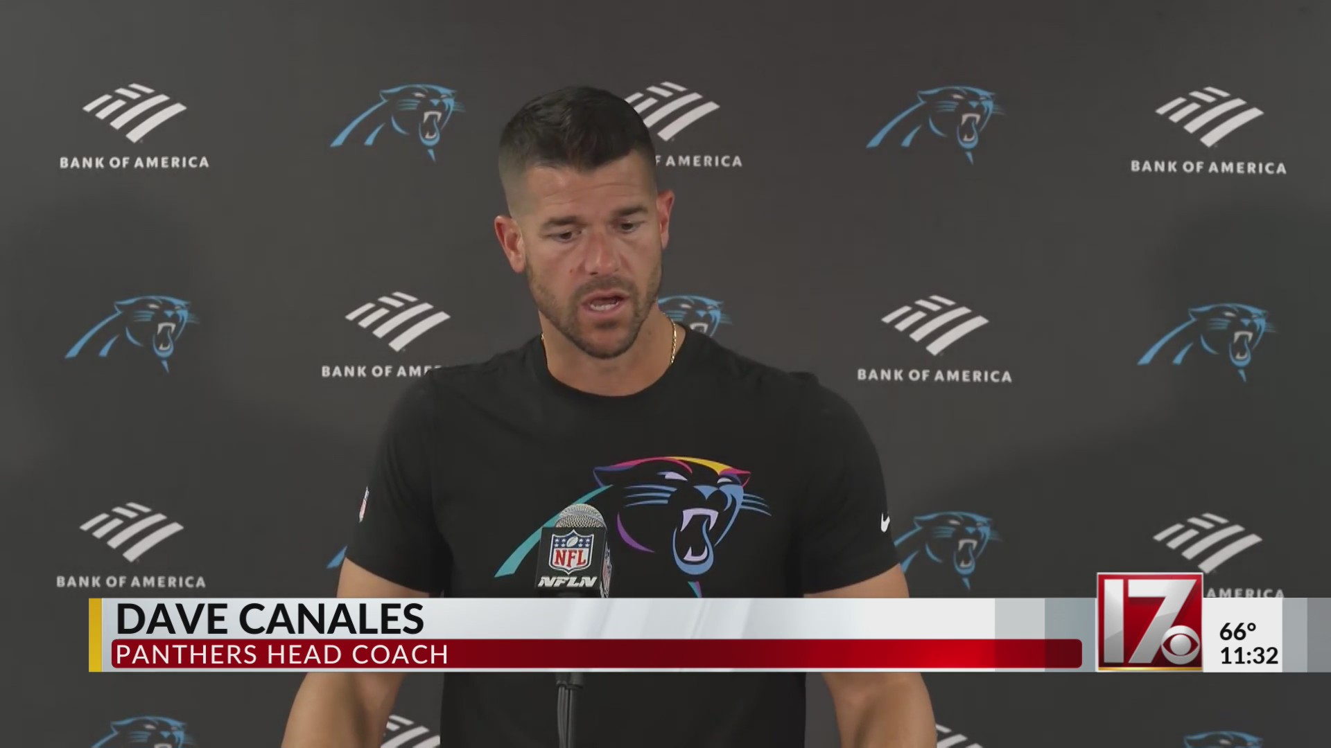 Carolina Panthers coach Canales and QB Dalton speak after loss to Bears ...