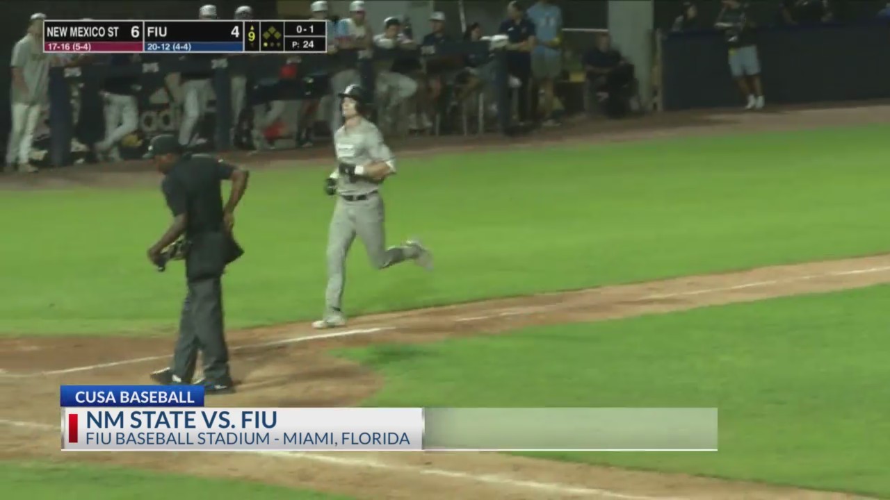 NMSU baseball beats FIU 6-4 in CUSA series opener – KTSM 9 News