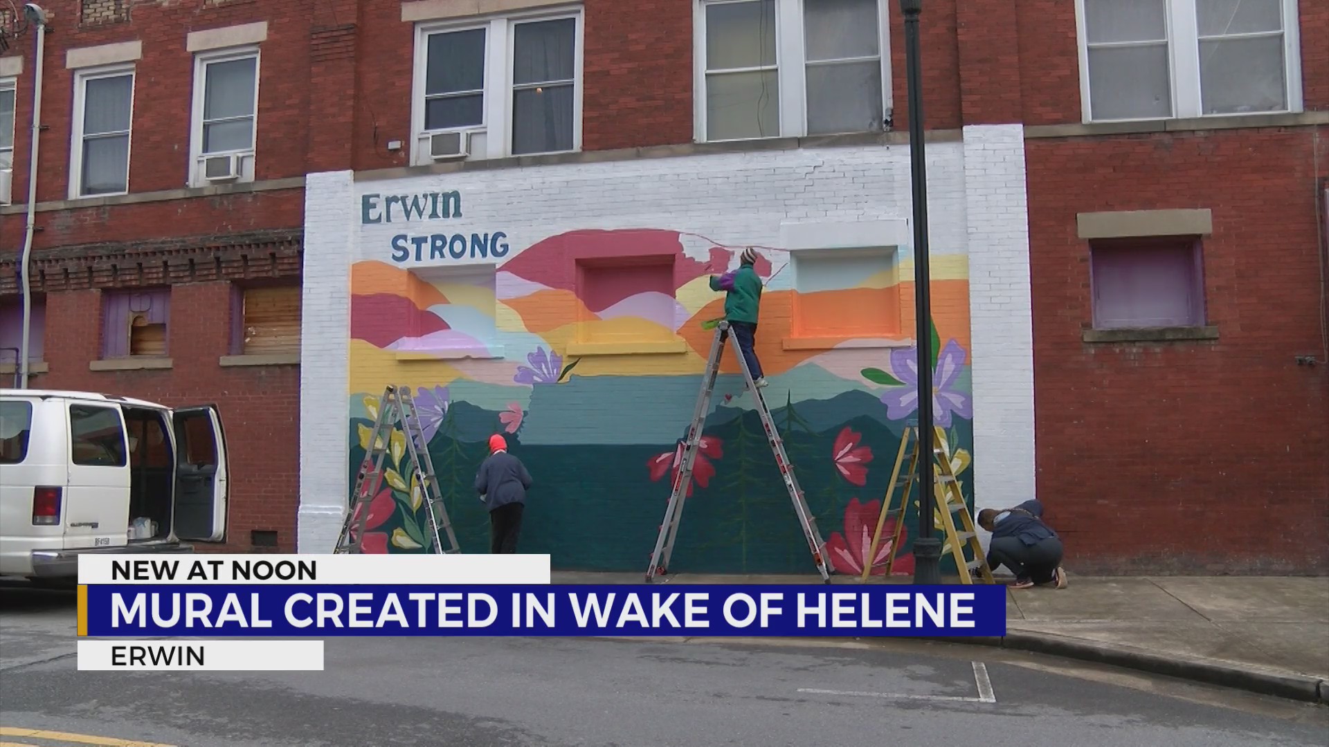 ‘Erwin Strong’ mural aims to lift spirits, raise money for flood relief ...