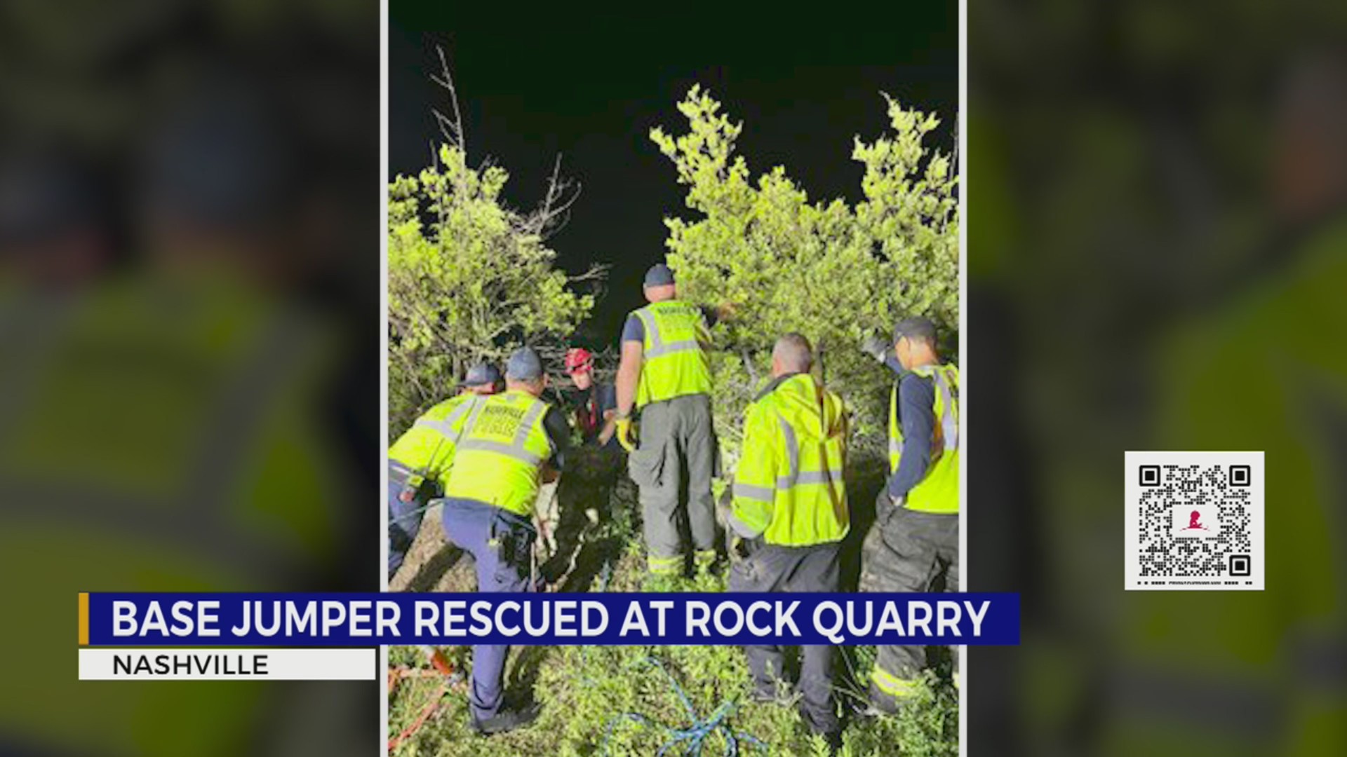 Nashville crews rescue base jumper at rock quarry – WKRN News 2