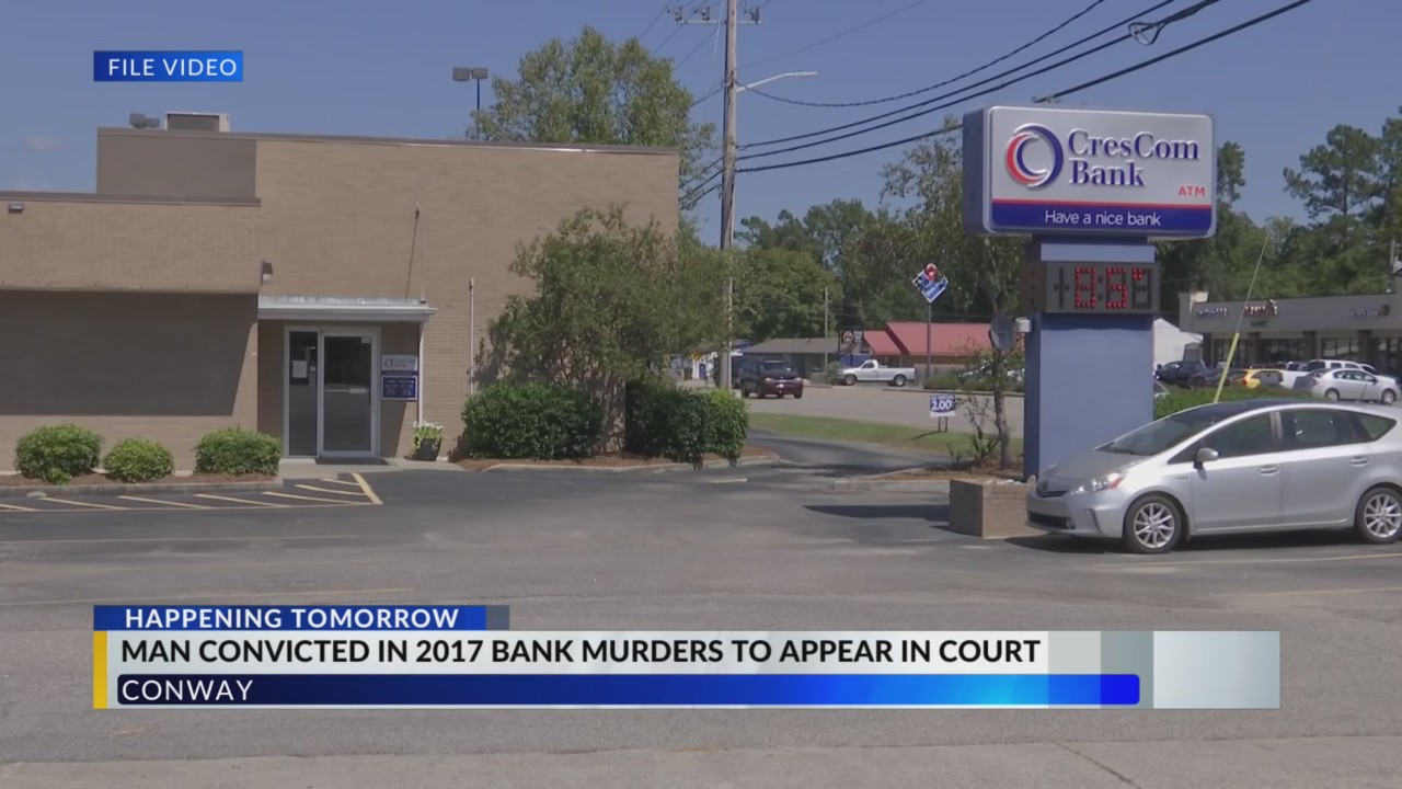 Convicted Conway bank killer due in Horry County court this week – WBTW