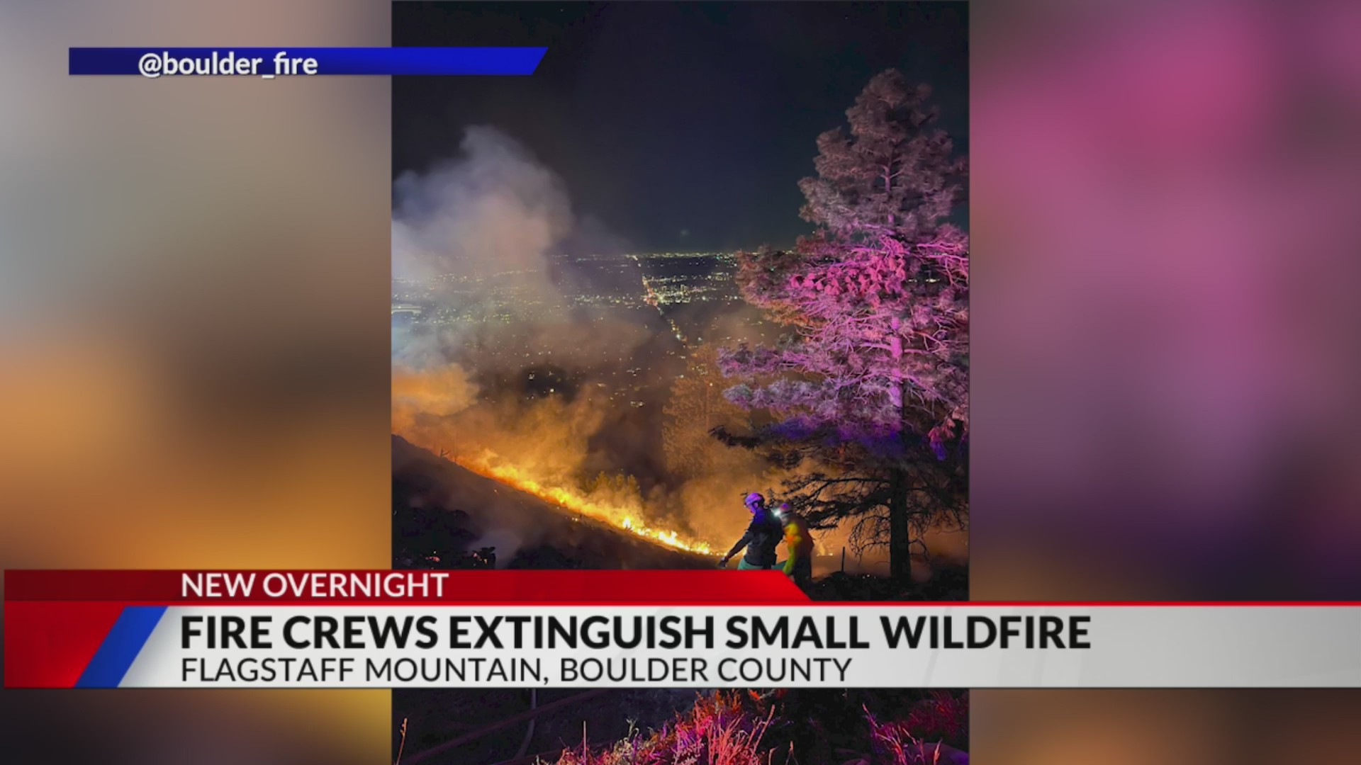 Small wildland fire extinguished on Flagstaff Mountain – FOX31 Denver