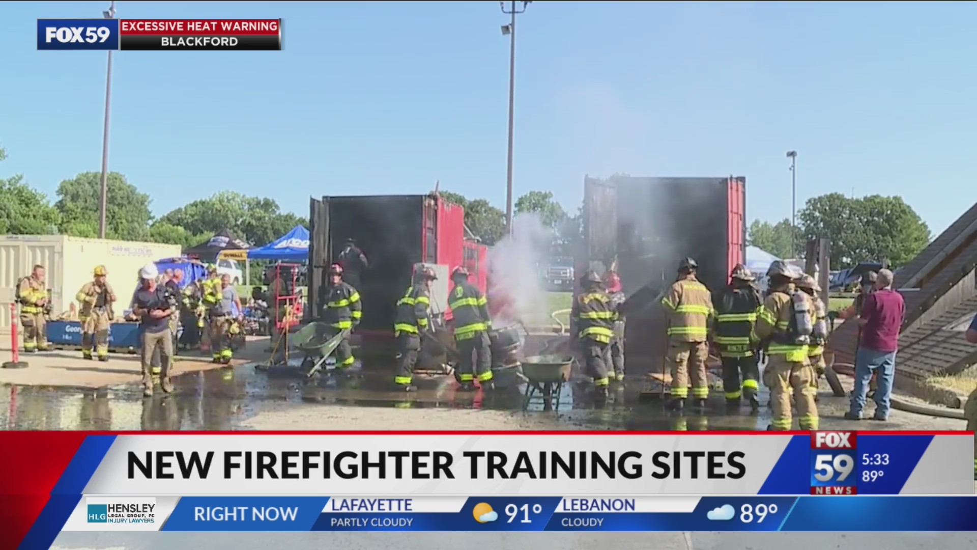 Indiana to build five new firefighter training sites to extinguish ...