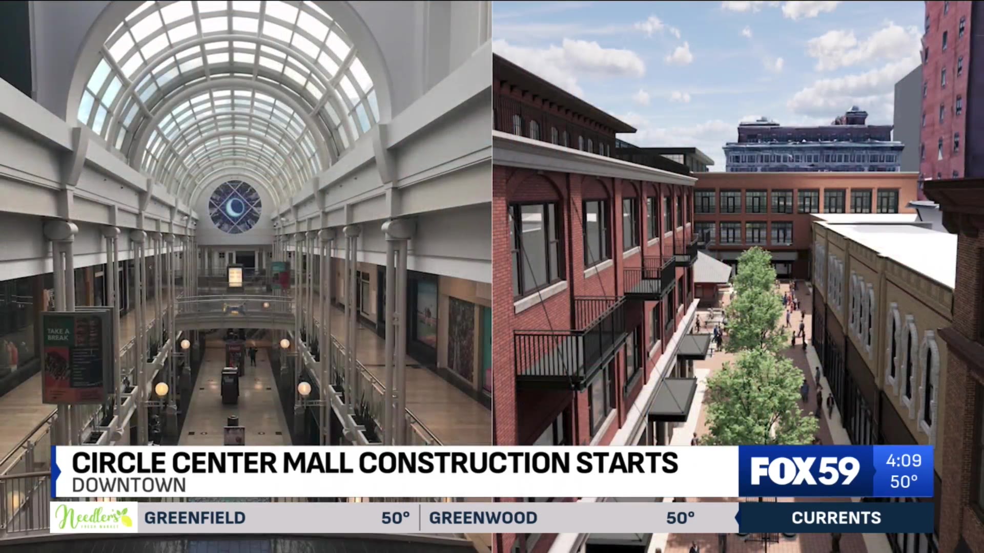 Portion of Circle Centre Mall to close as redevelopment begins – Fox 59