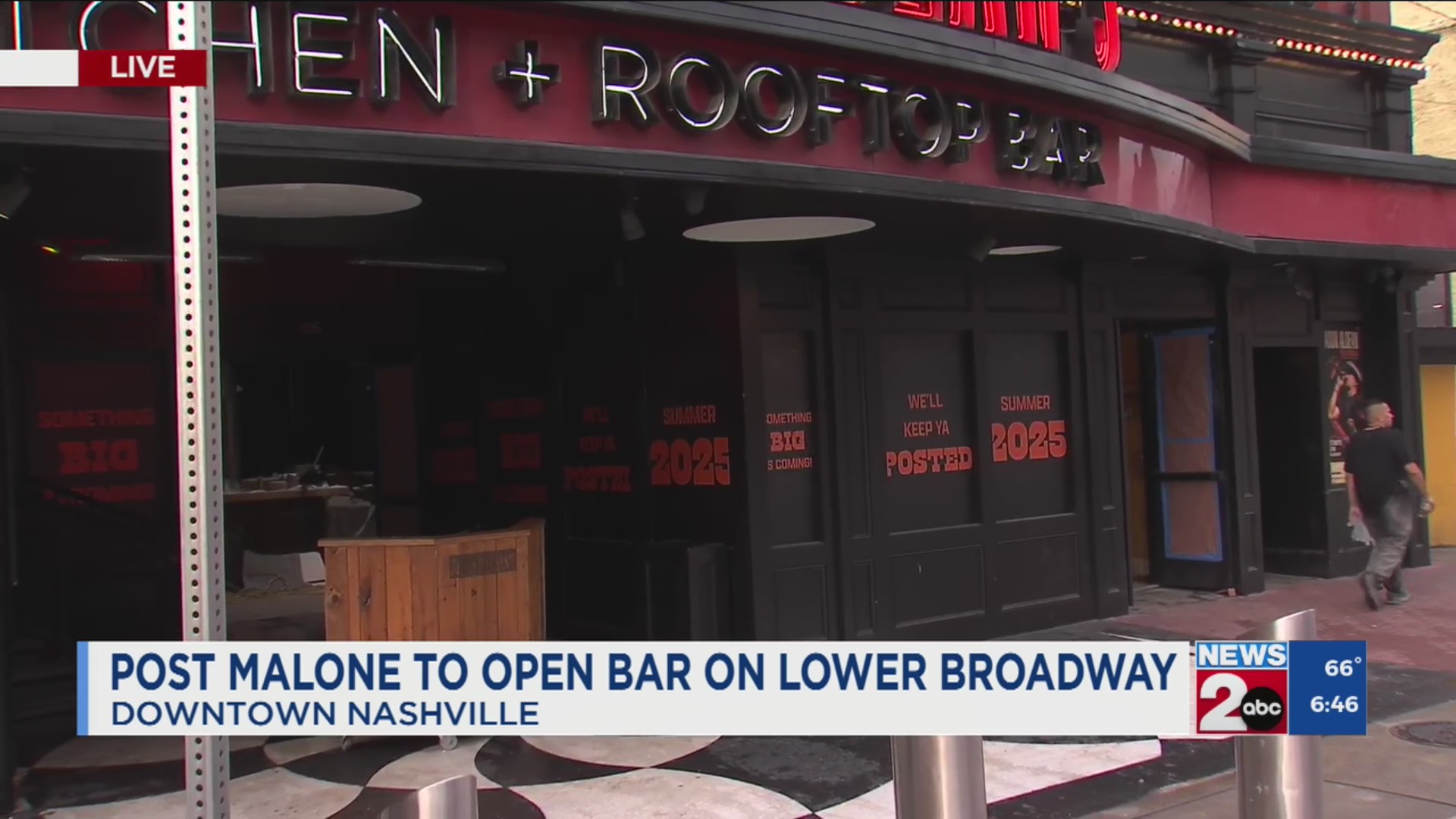 Post Malone to open Broadway bar – WKRN News 2