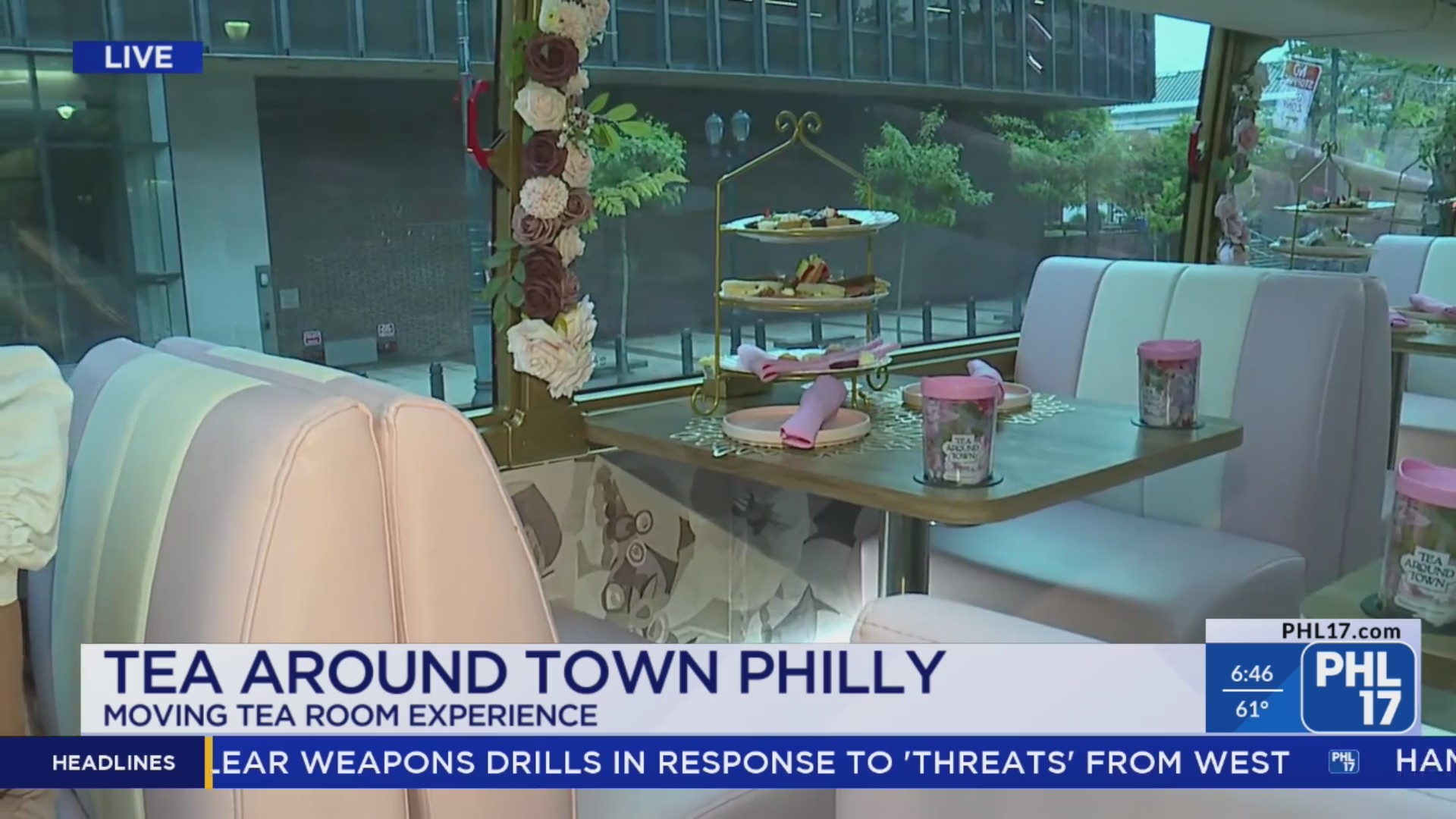 Celebrate a special occasion with a mobile tea party on a bus! – PHL17.com