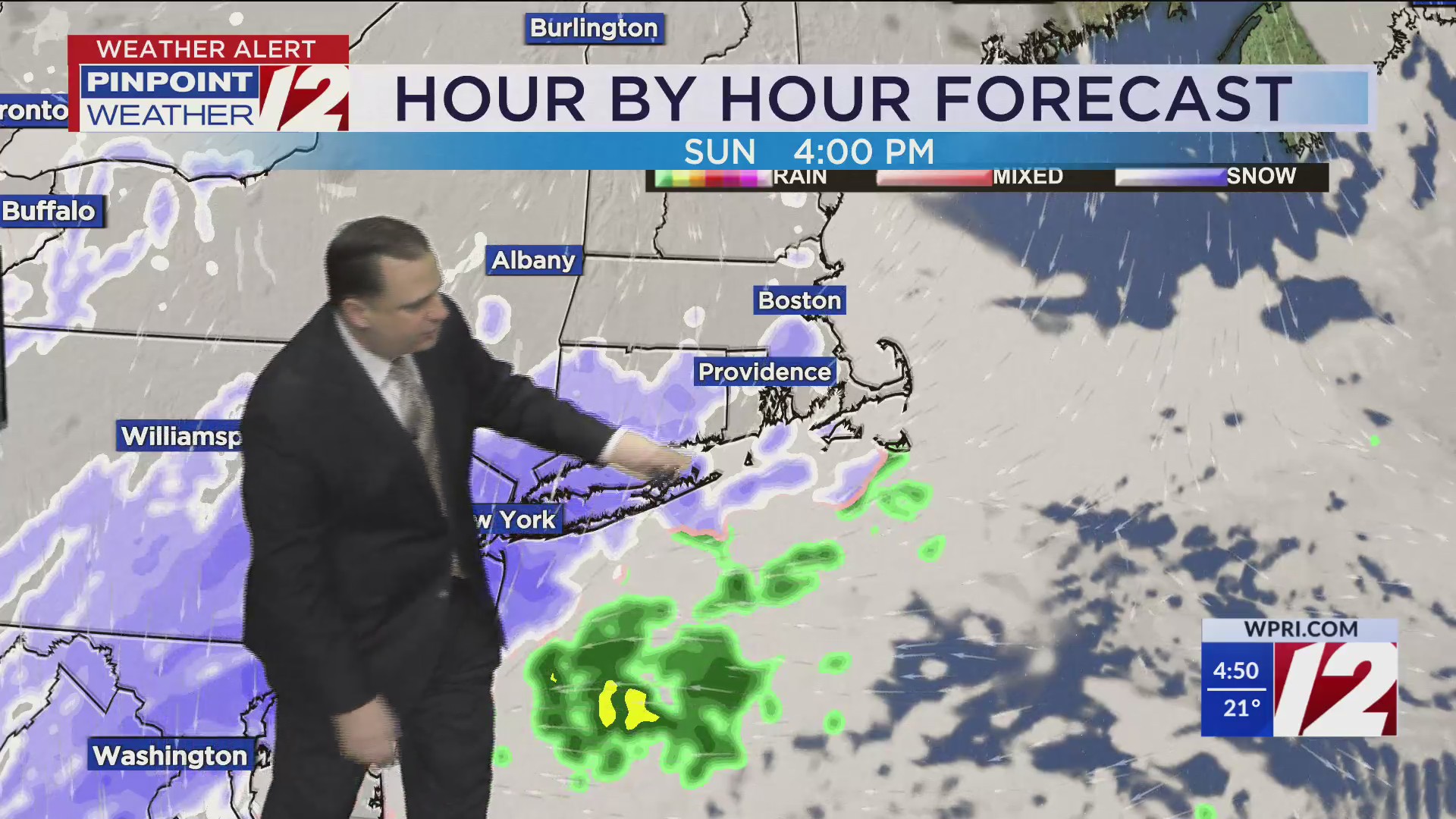 WPRI 12 Weather Forecast for 1/7/25: Slick spots this morning; rain and ...