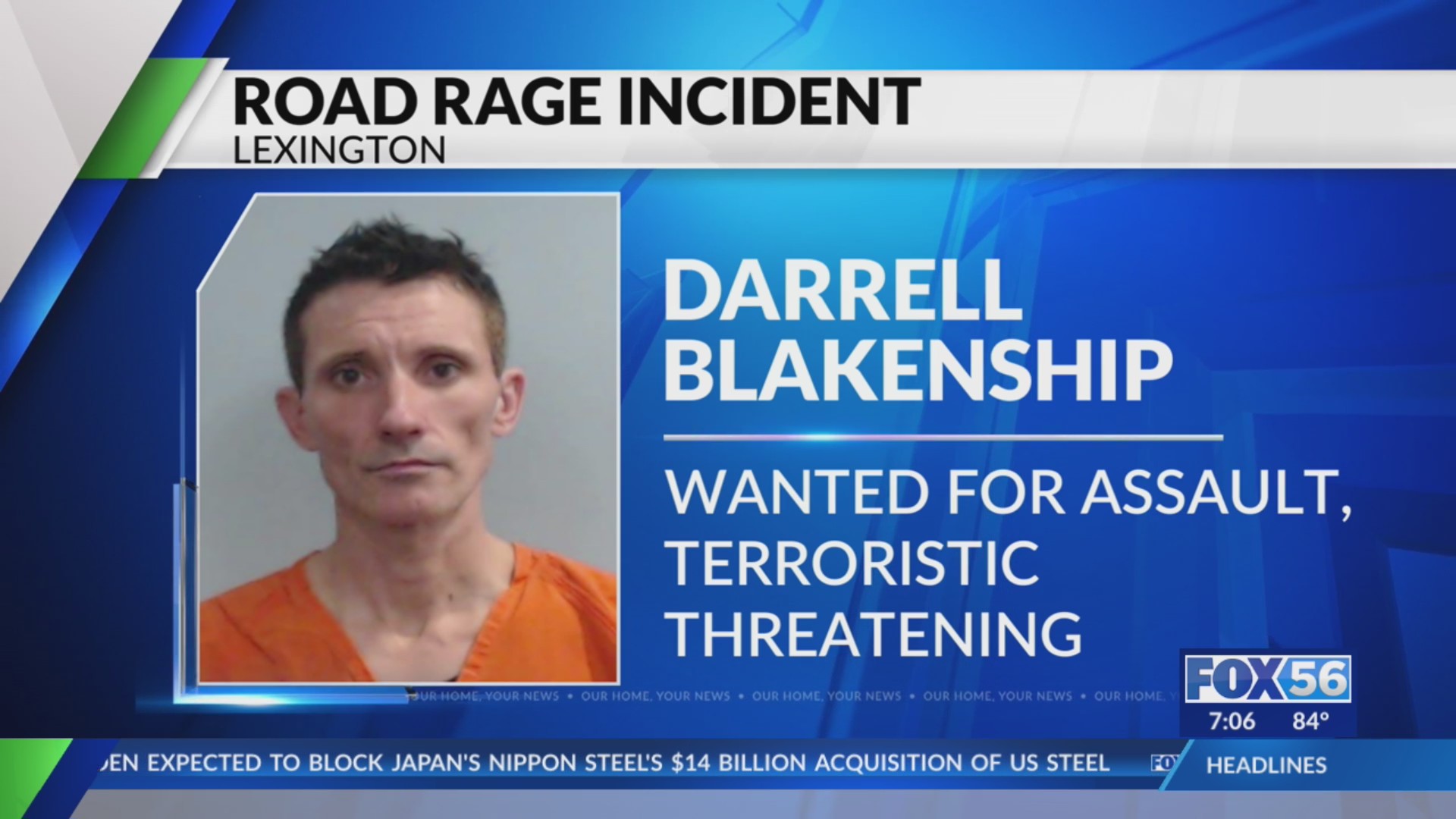 Lexington police searching for man after alleged road rage incident ...