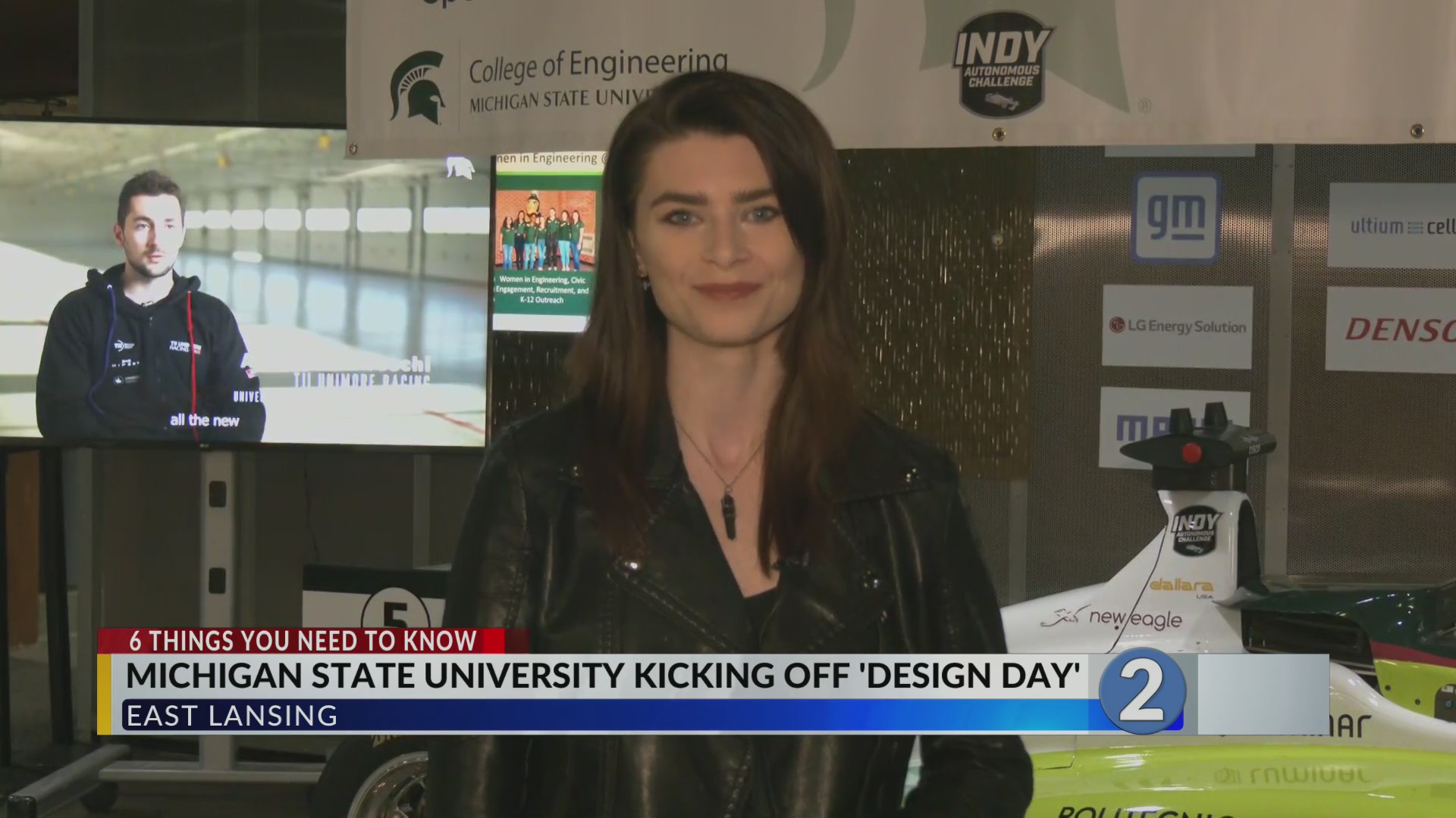 MSU features Indy Autonomous Challenge Car – Rae Sherman 6 News – WLNS ...